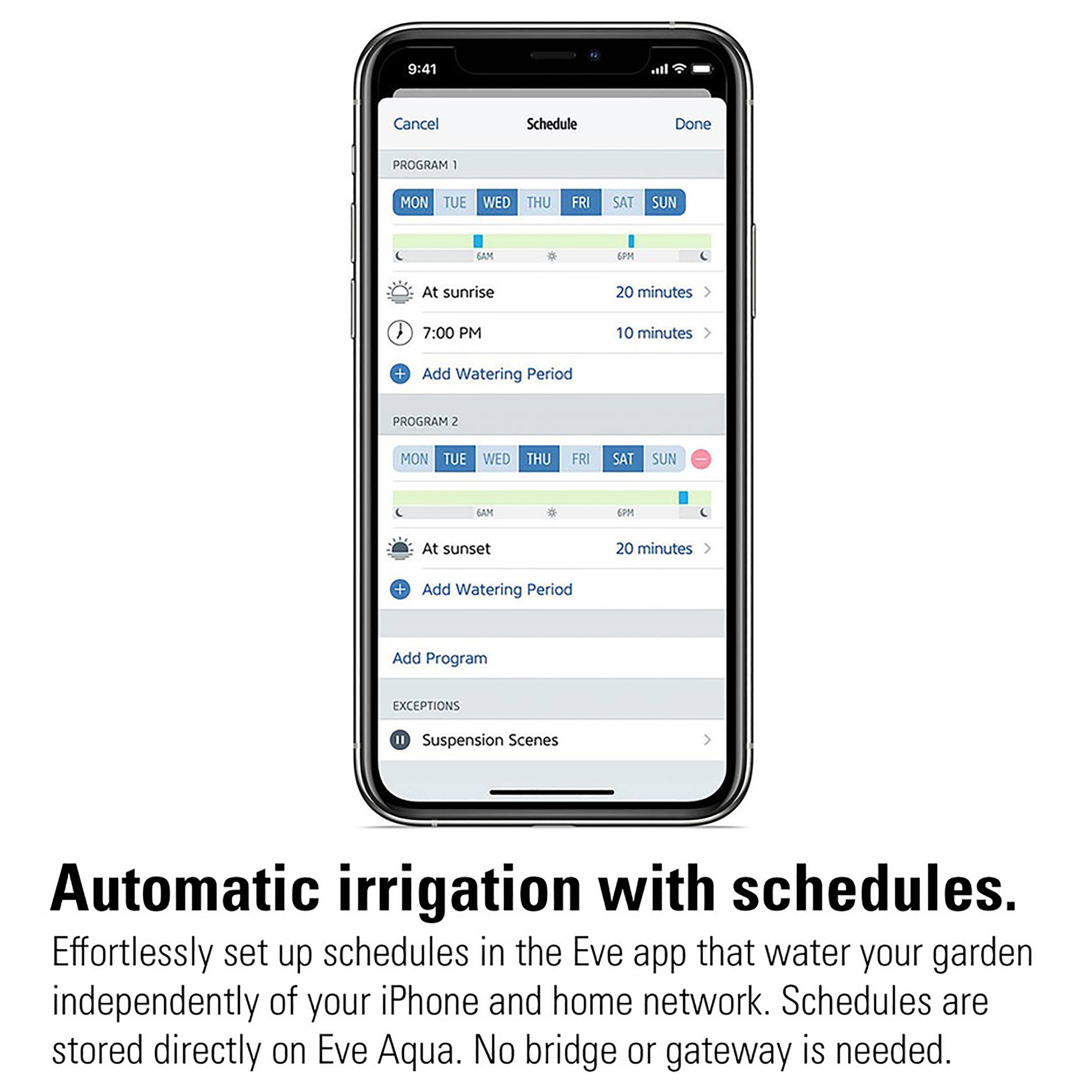 Best Buy: Eve Aqua Smart Water Controller Black, Silver 10028012