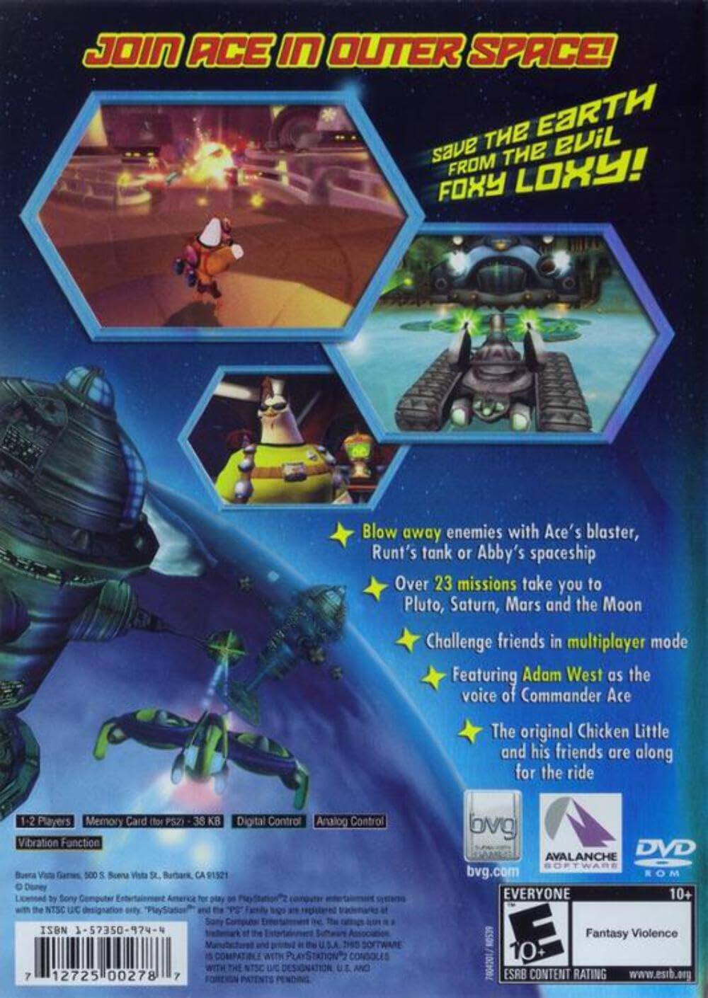 Chicken Little: Ace In Action PlayStation 2 PlayStation 2 - Best Buy