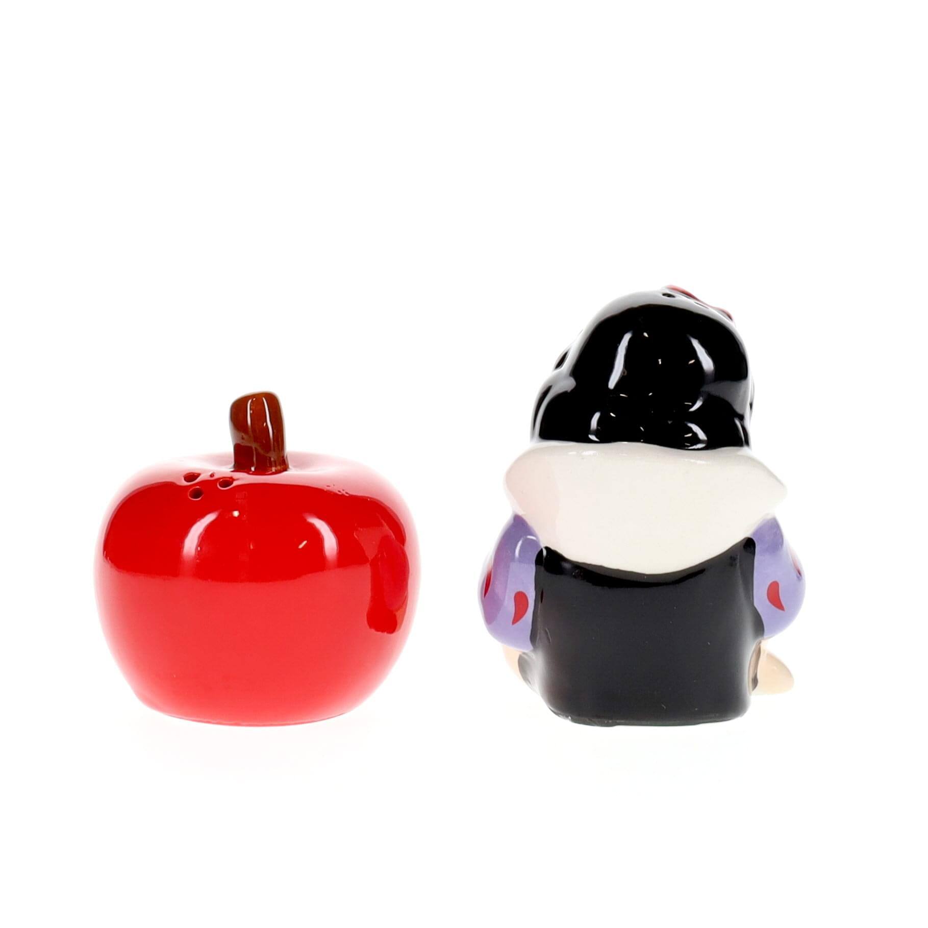 Disney Snow White and Apple Ceramic Salt and Pepper Shaker Set Red ...