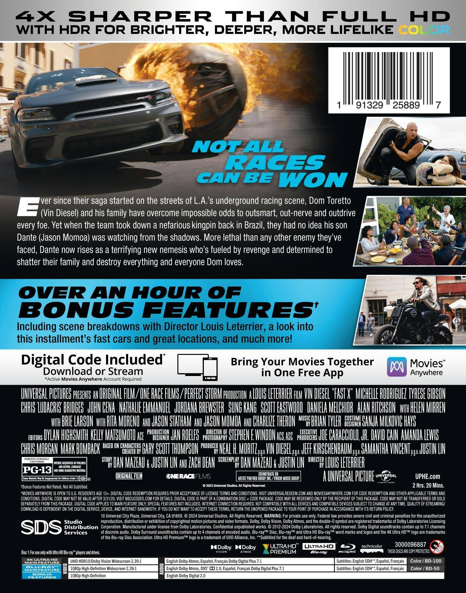 Fast X Glow in the Dark Limited Edition Steelbook (4K Ultra HD + Blu ...