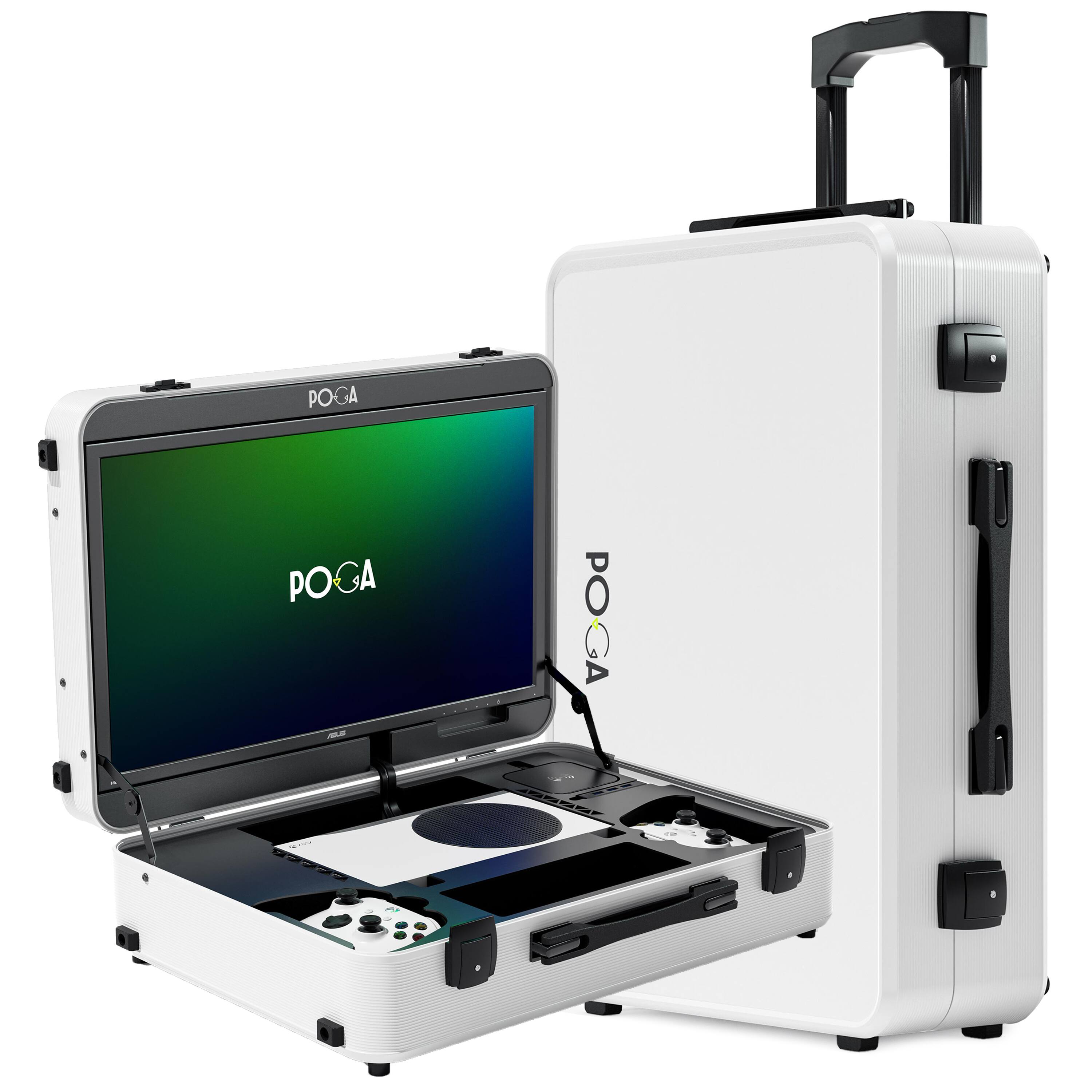 POGA PRO Premium Portable Console Travel Case in w/ Trolley & 21.5 ...