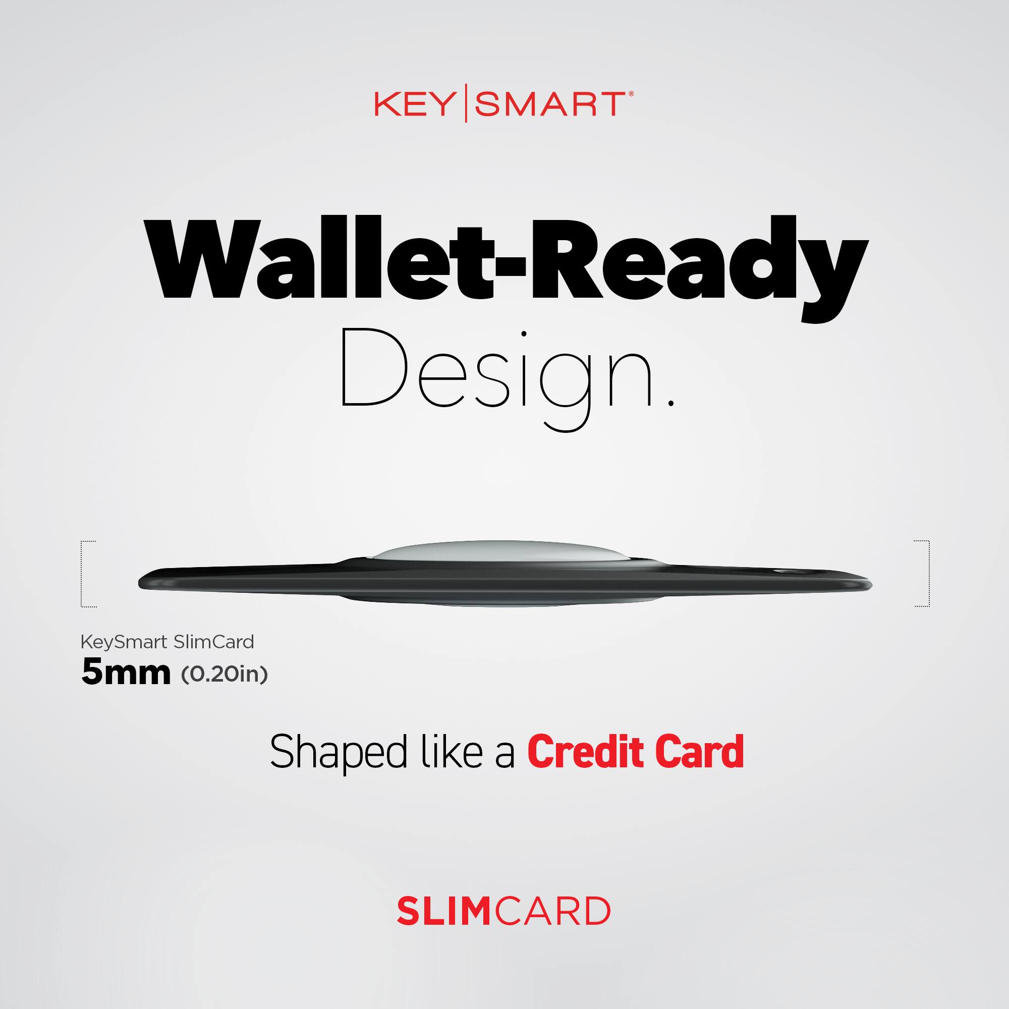 KeySmart SlimCard AirTag Tracker Holder 2 Pack Black 30258BBR - Best Buy