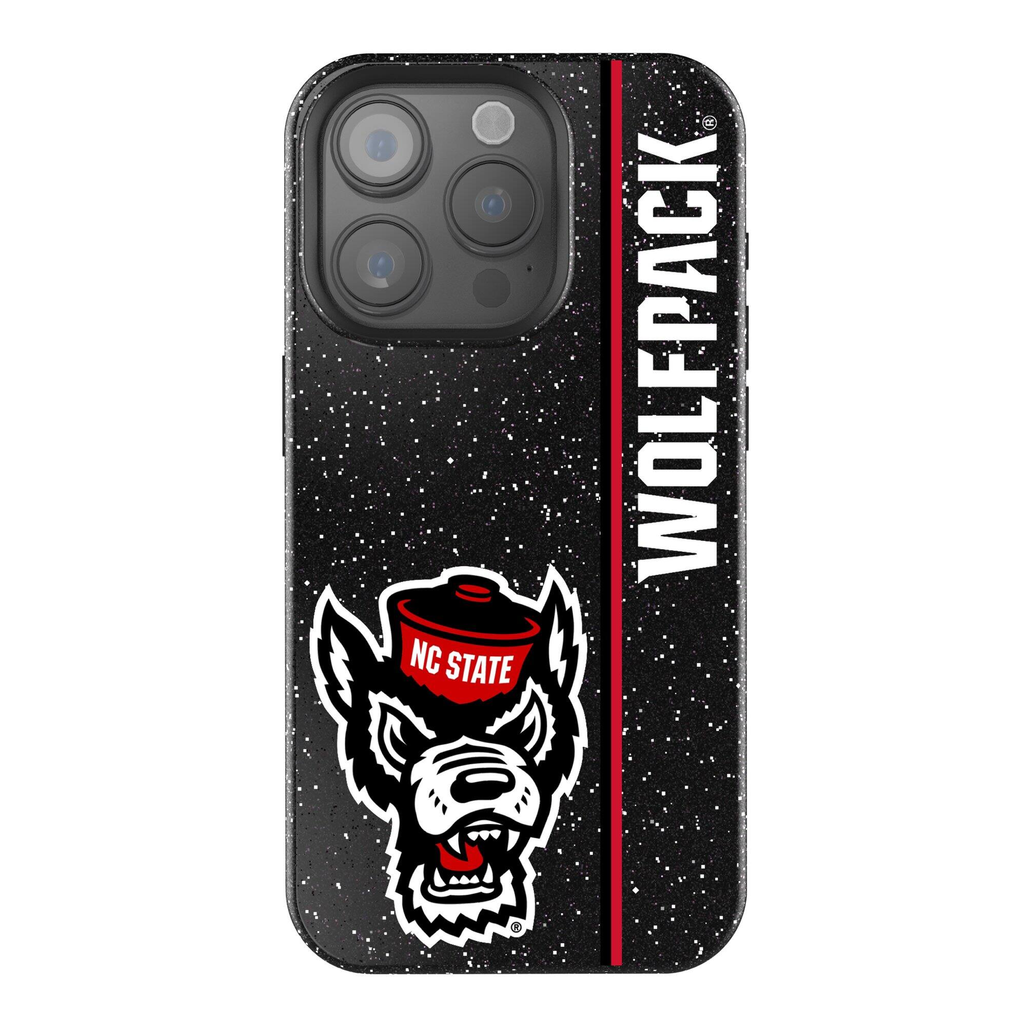 Keyscaper NCAA NC State Wolfpack iPhone Bling Case 16 Plus Black ...