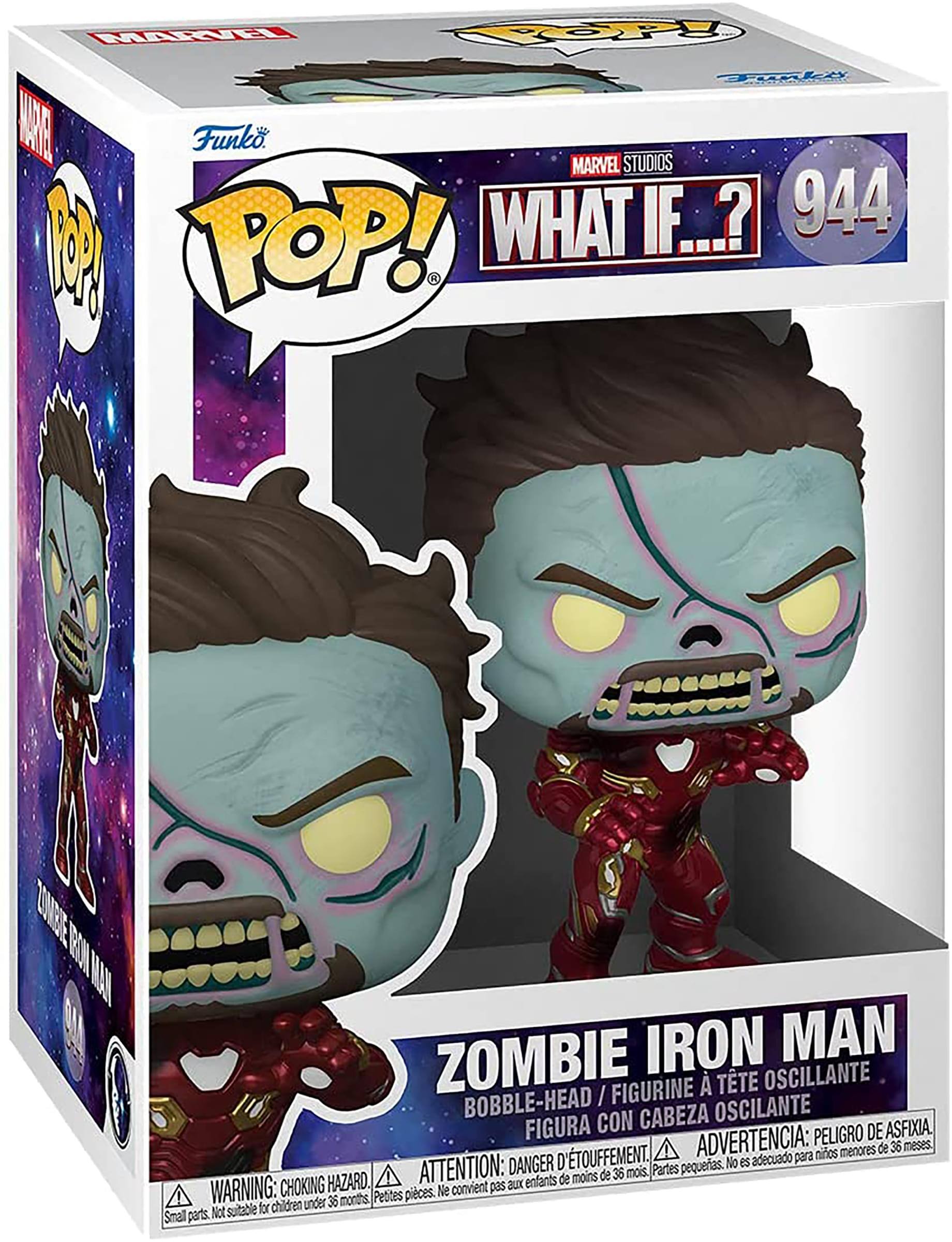 Marvel What If? Funko POP Vinyl Figure | Zombie Iron Man Red 57379 ...