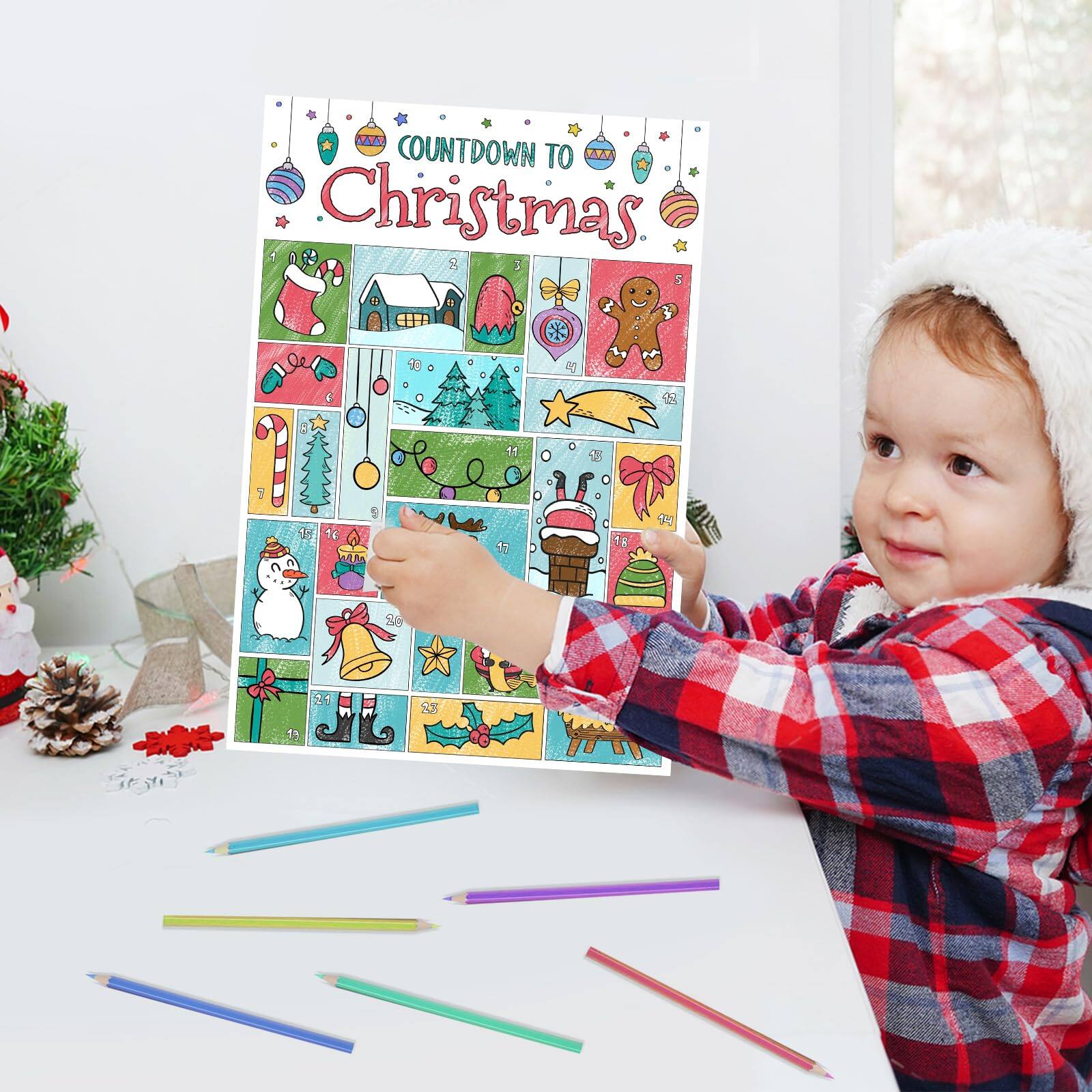 Paradigms Interiors Countdown To Christmas Poster For Kids christmas ...