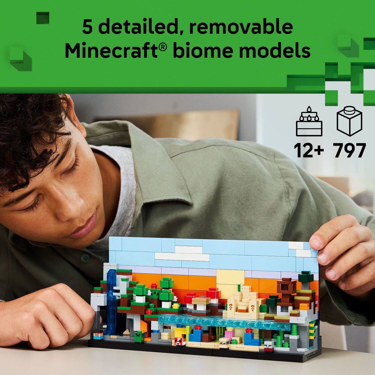 LEGO Minecraft Mini Biomes Building Toy 21589 6585531 - Best Buy