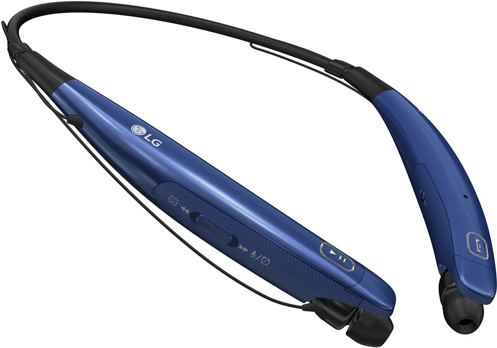 Best Buy: LG TONE Pro Wireless In-Ear Behind-the-Neck Headphones Blue ...