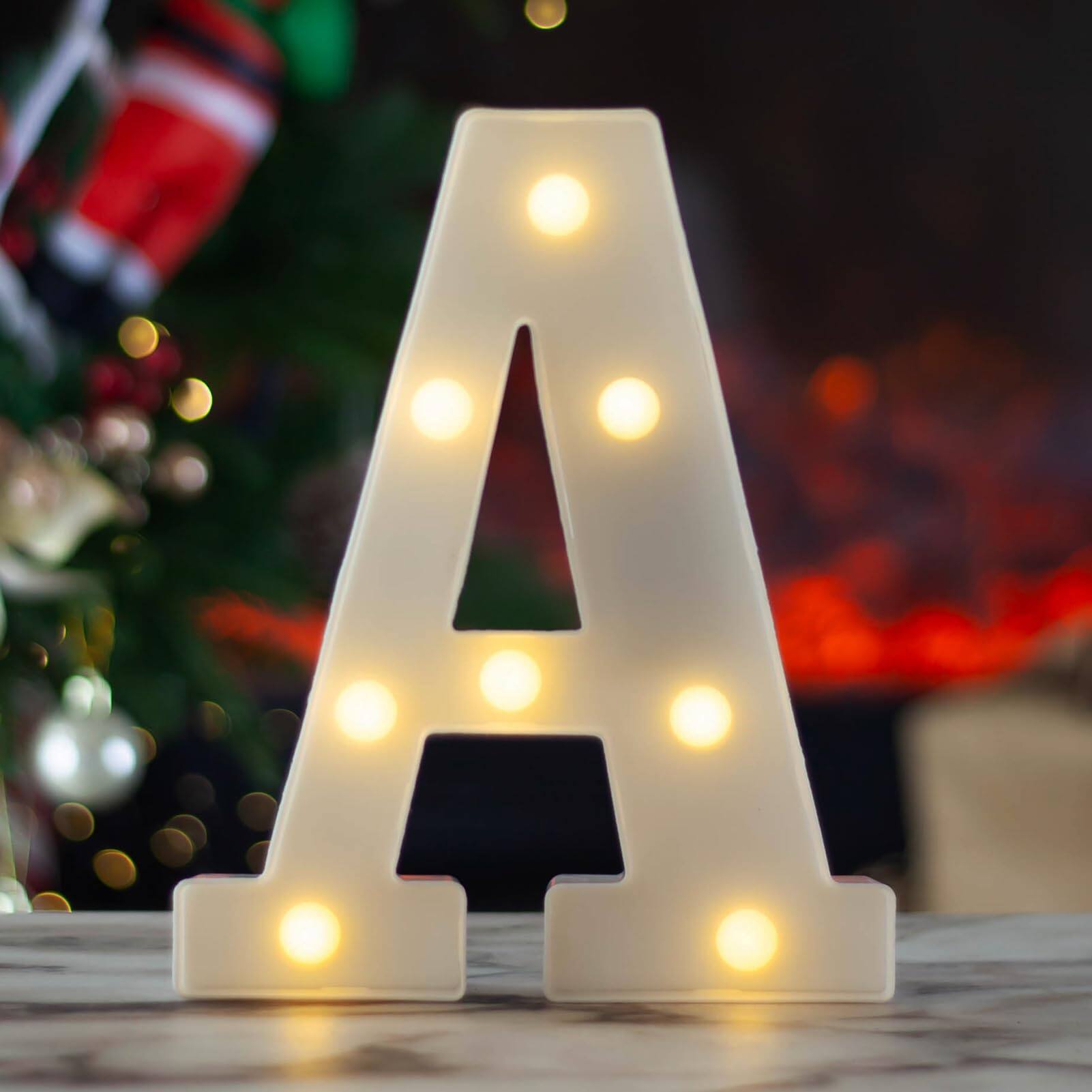 Interiors Paradigms - Led Marquee Letters 26 Alphabet Light Up Letter ...