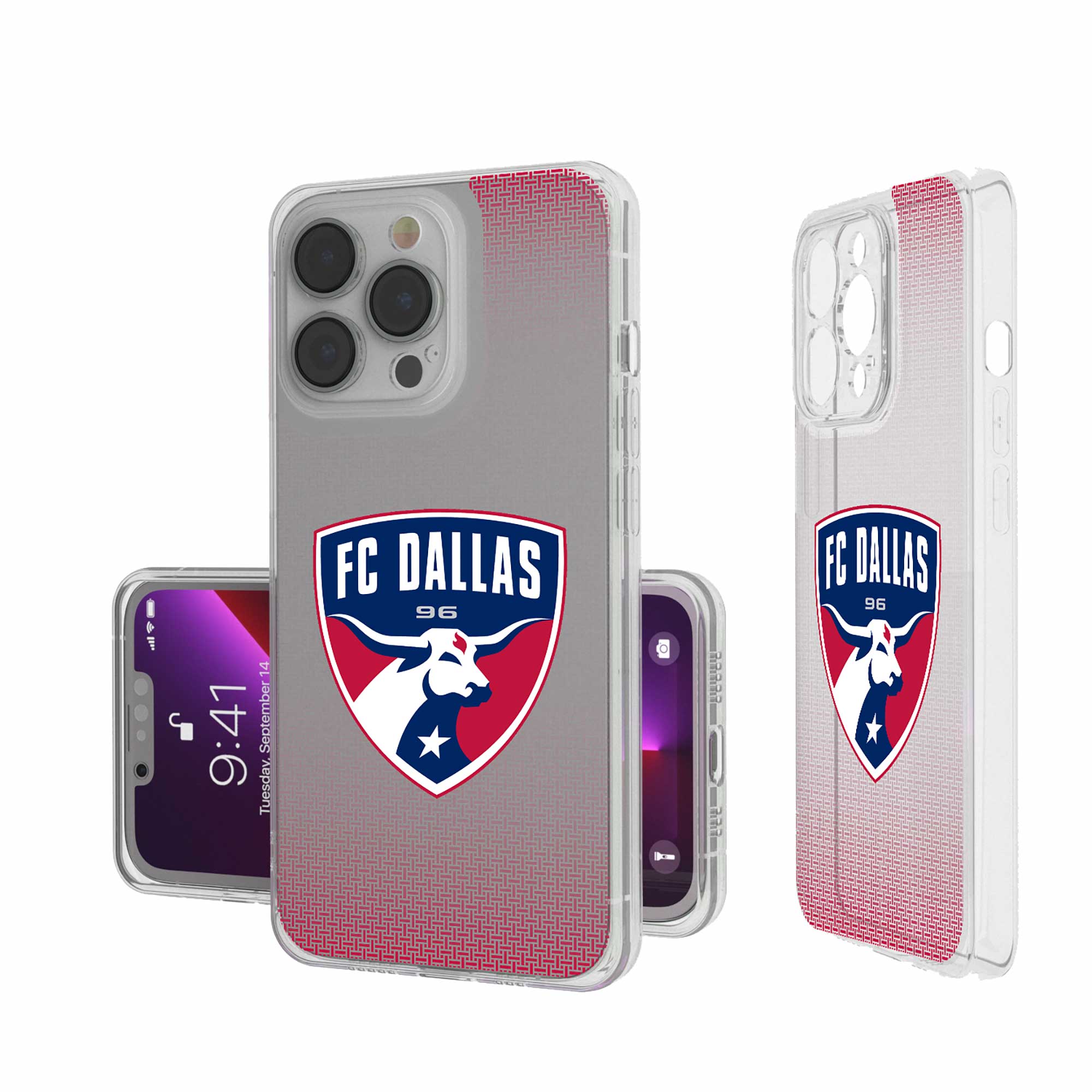 Keyscaper MLS FC Dallas Linen Logo iPhone Clear Case 14 Multicolor ...