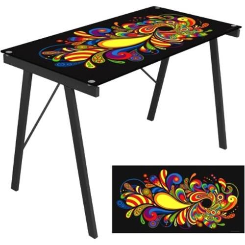Customer Reviews: LumiSource Psychedelic Utility Table Rectangle Table ...