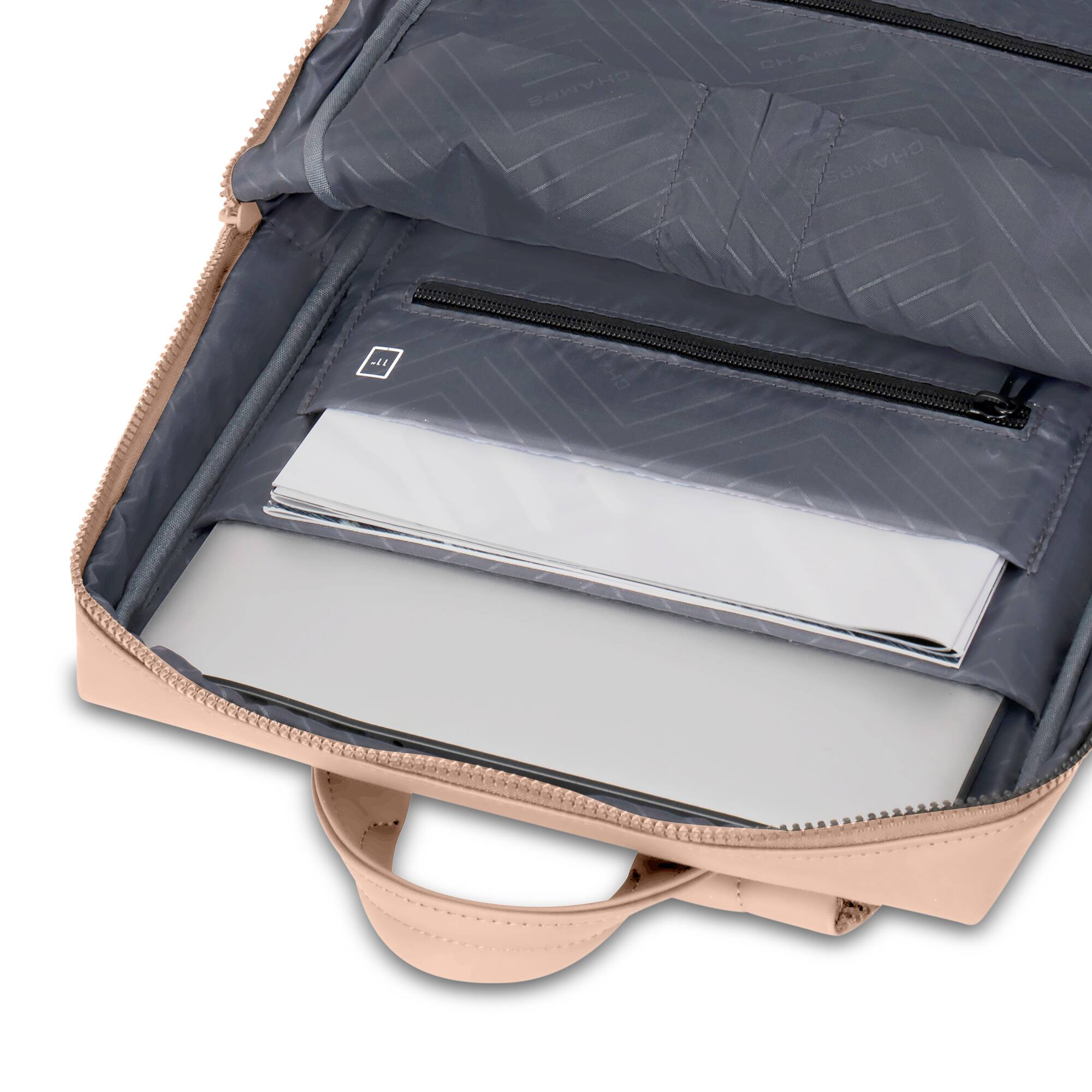 Champs Onyx Collection Modern II Laptop Backpack Nude TB-1007-NUDE ...
