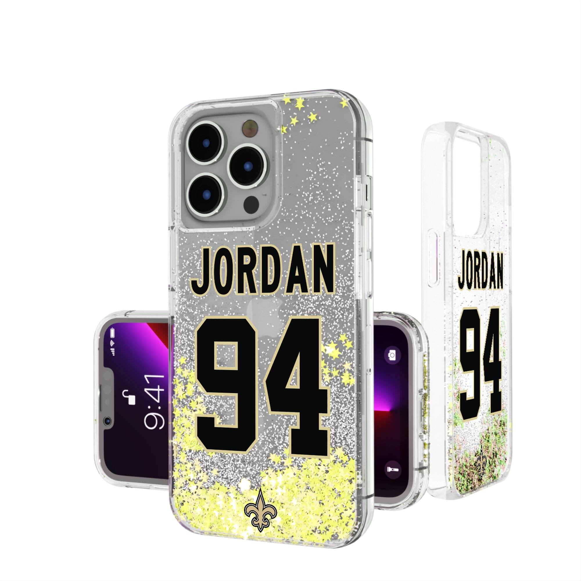 Keyscaper NFL Cameron Jordan New Orleans Saints iPhone Glitter Phone ...
