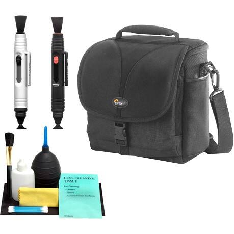 Best Buy: Lowepro Bundle Rezo 170 AW Digital SLR Camera Bag/Case (Black ...