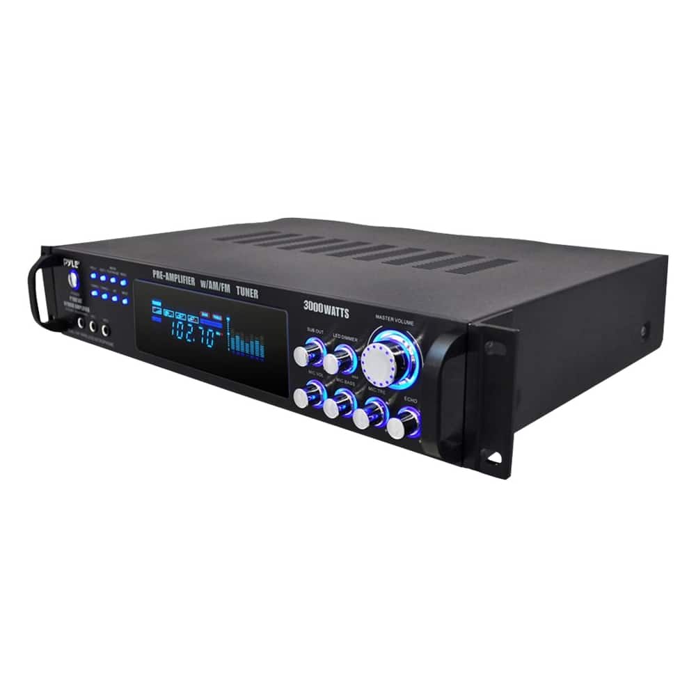 Best Buy: PYLE PylePro 1600W 2.0-Ch. Amplifier Black P3001AT