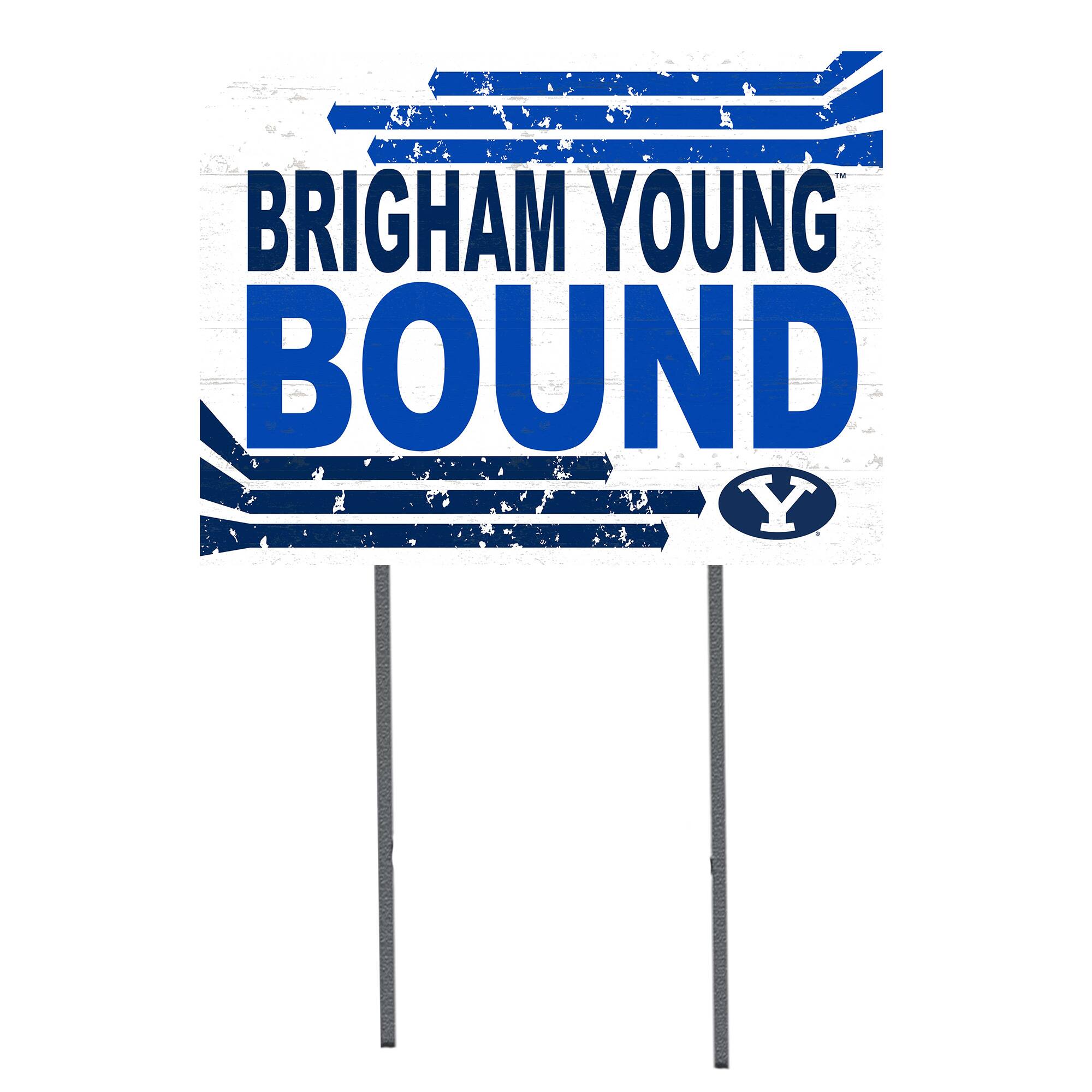 Jardine BYU Cougars 18'' x 24'' Bound Yard Sign White 4966011 - Best Buy