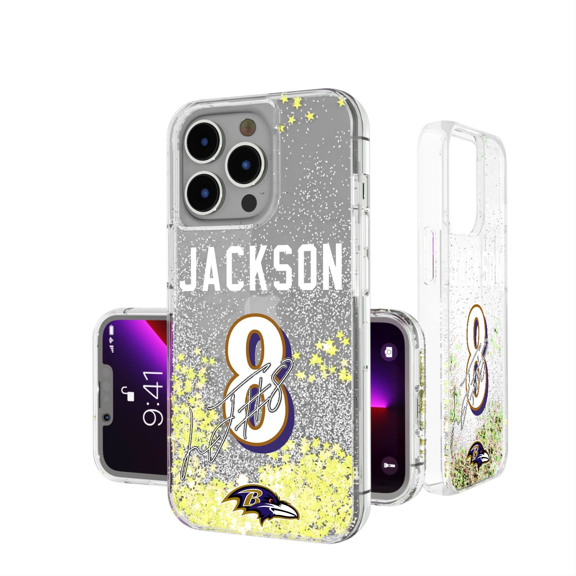 Keyscaper NFL Lamar Jackson Baltimore Ravens iPhone Glitter Phone Case ...