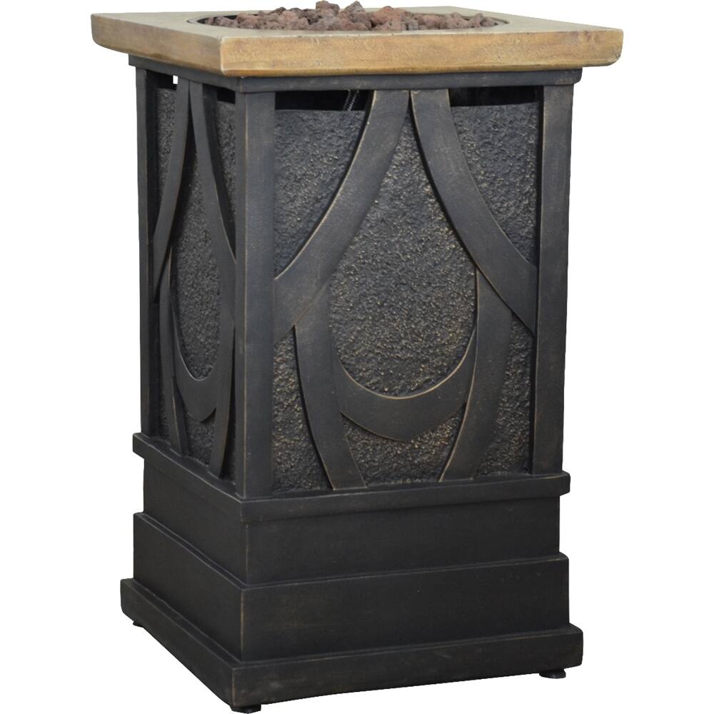 Best Buy: Bond Avila Gas Fire Column Brown/Black 66599