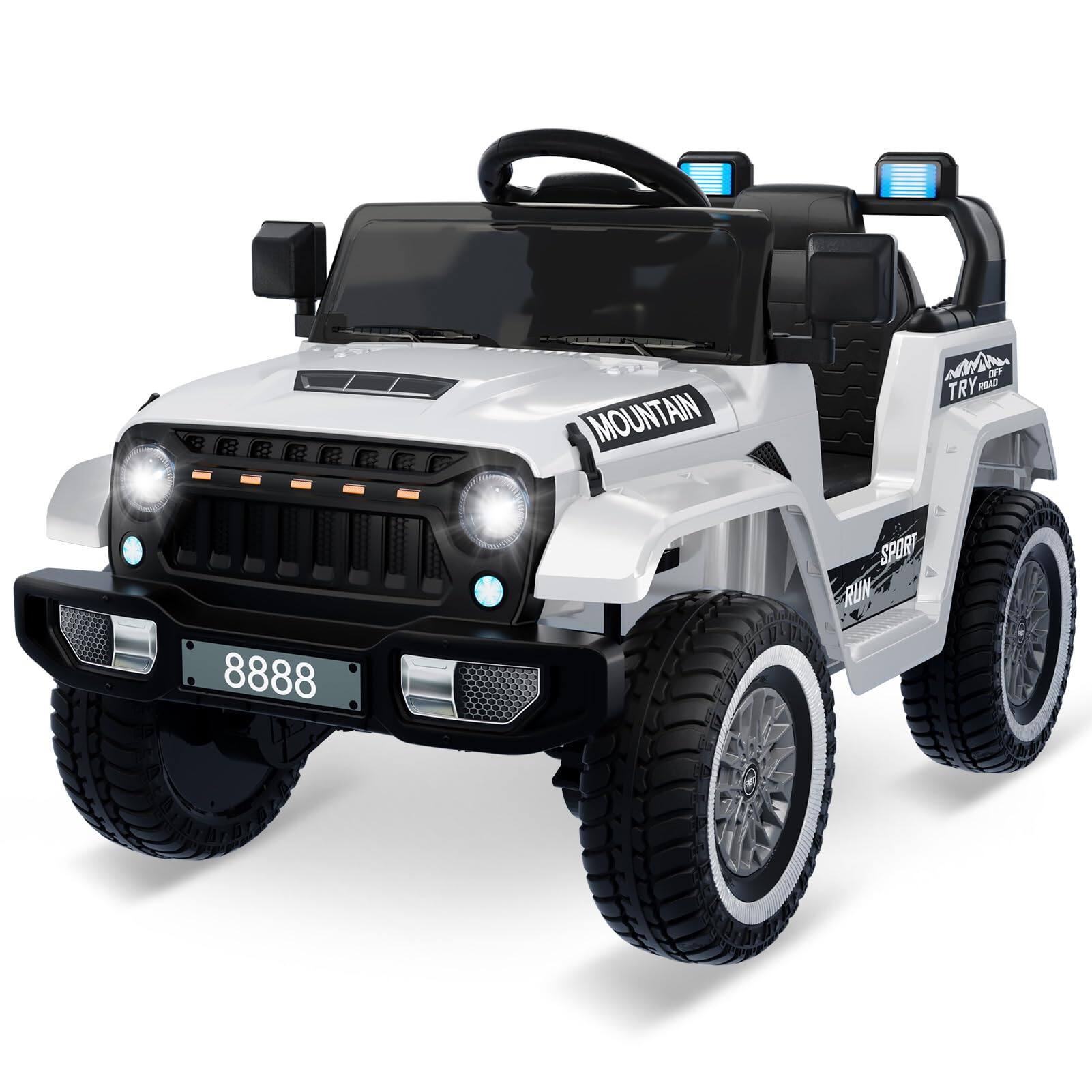 Jojoka 12V Kids Ride On Truck Car, Battery Powered Electric Vehicle Toy ...