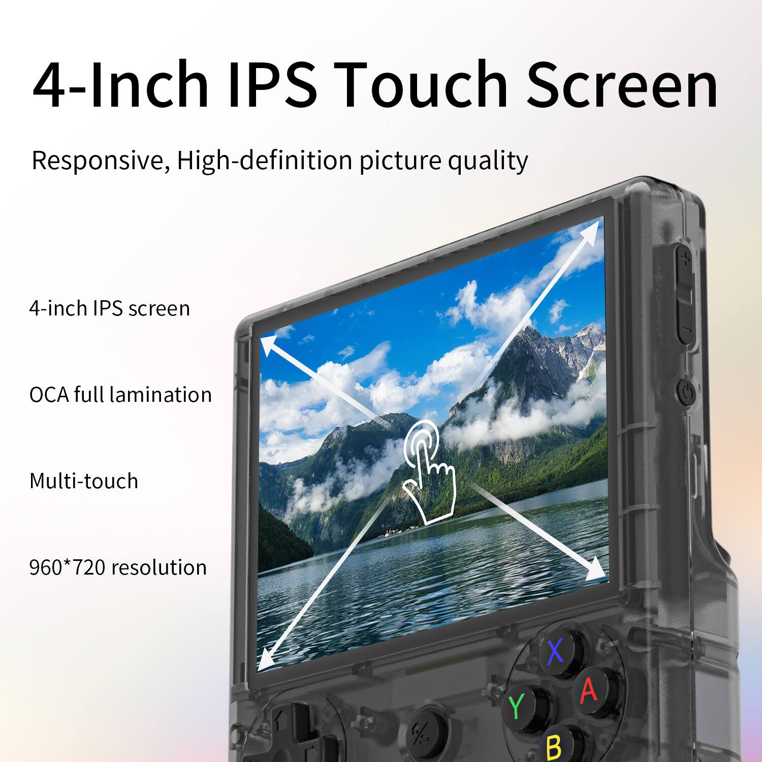 Anbernic RG406V 4" IPS Touchscreen Retro Gaming Handheld Android 13 ...