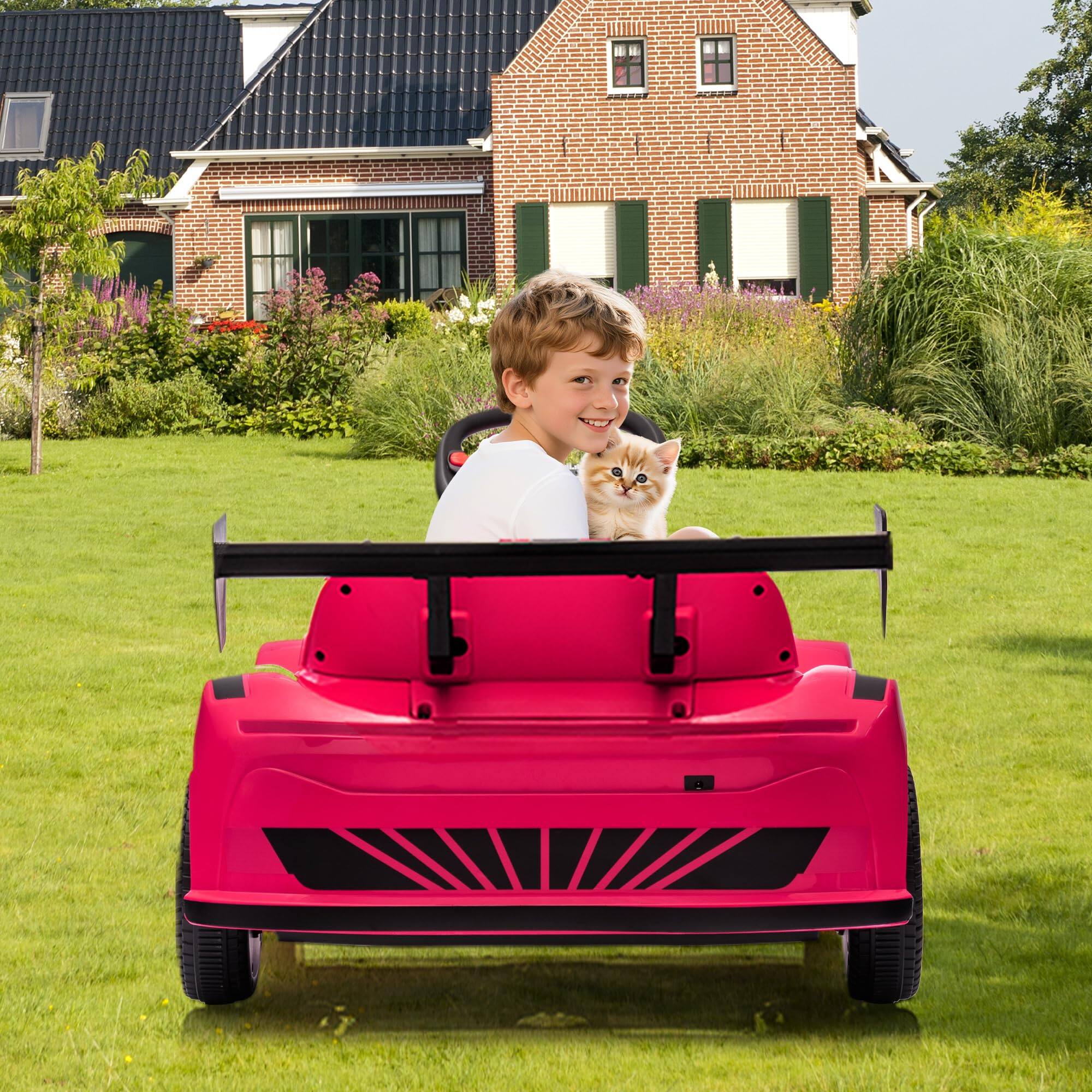 Jojoka Drift Kart for Kids Electric Ride on Car with Dual Motor, 6v ...