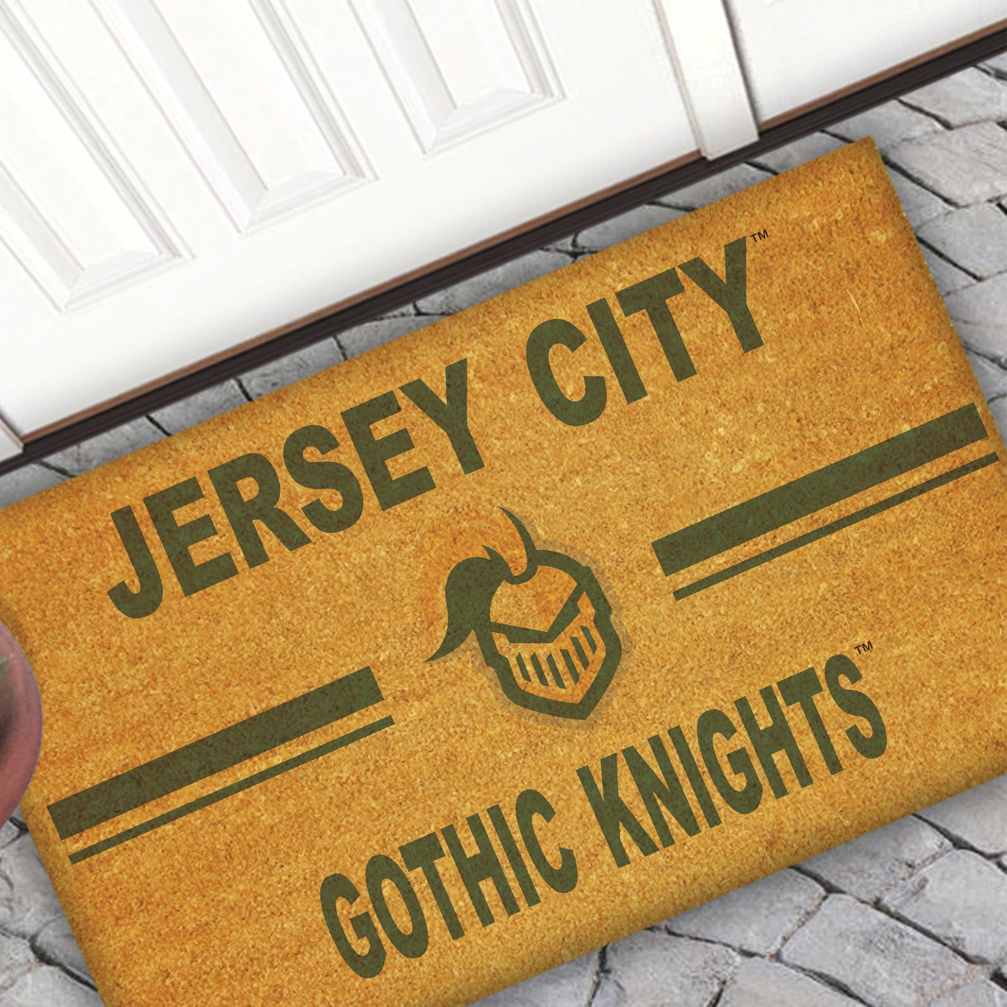 Jardine New Jersey City Gothic Knights 18" x 30" Team Logo Doormat ...