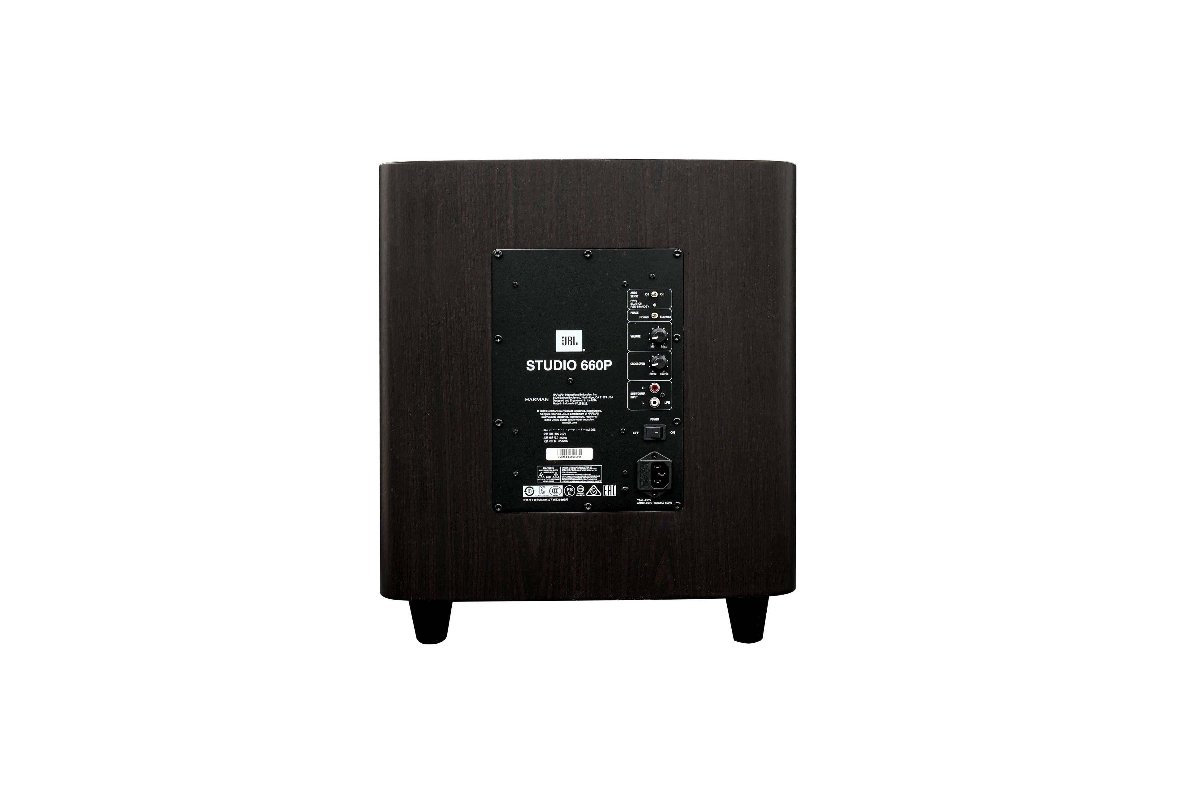 JBL Studio 660P 12" 1000W Subwoofer Dark Wood JBLS660PDKWSAM - Best Buy