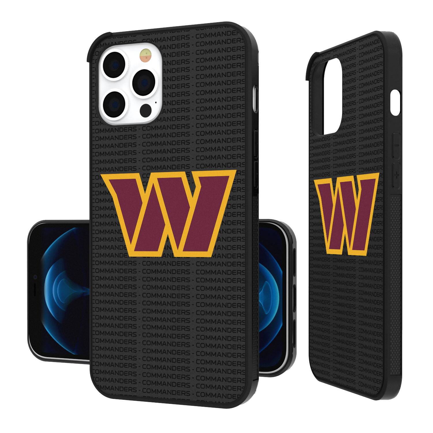 Keyscaper NFL Washington Commanders iPhone Text Backdrop Design Bump ...