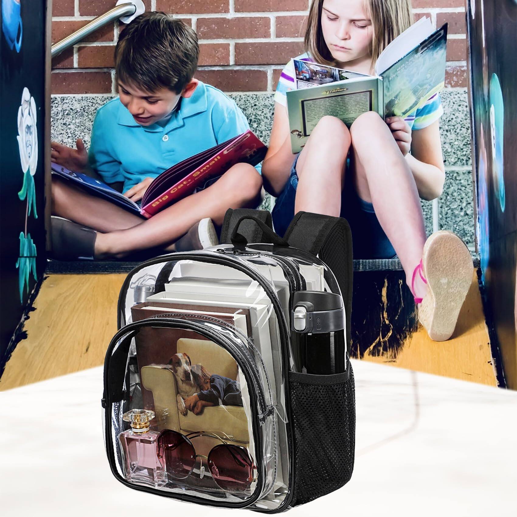 Stamp n Camp Clear Backpack Stadium Approved 12x12x6 Small For Concert ...