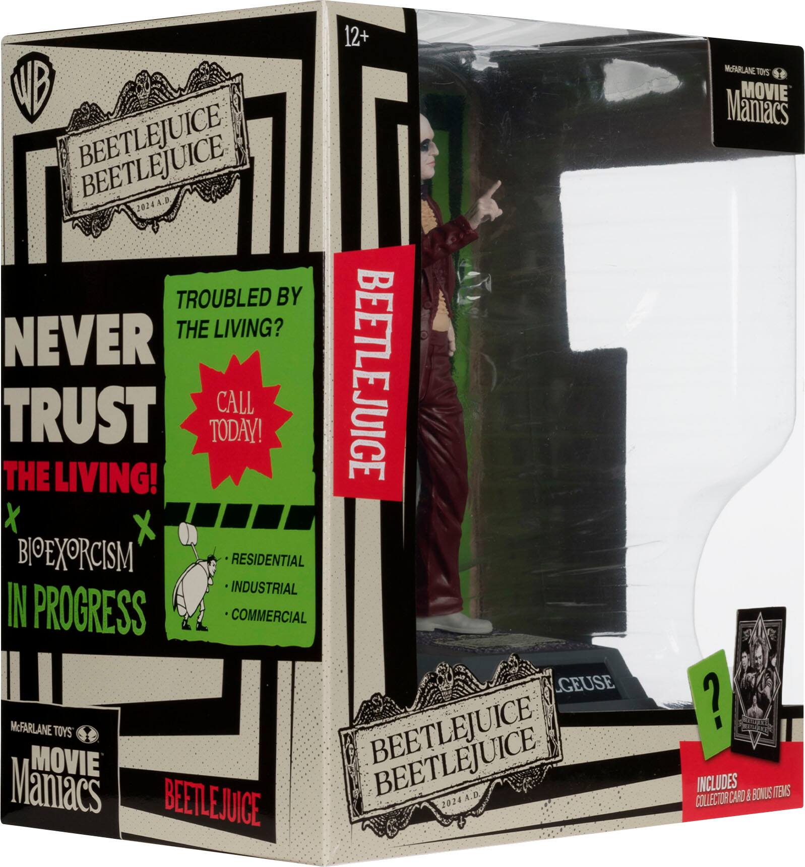 Questions and Answers: McFarlane Toys 6" Posed Beetlejuice Beetlejuice ...