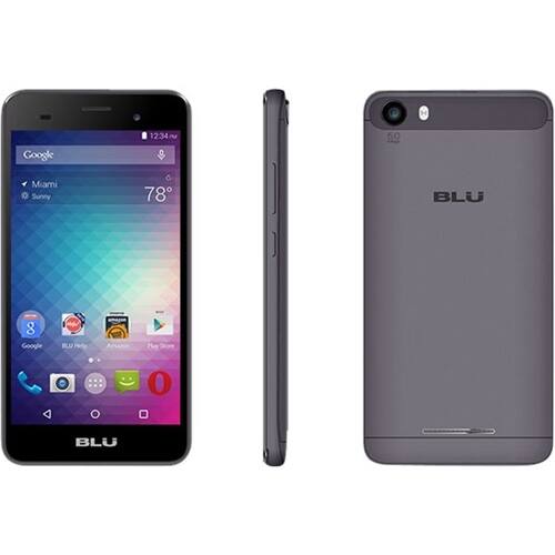 Best Buy: BLU Dash M2 with 4GB Memory Cell Phone (Unlocked) D090U GRAY