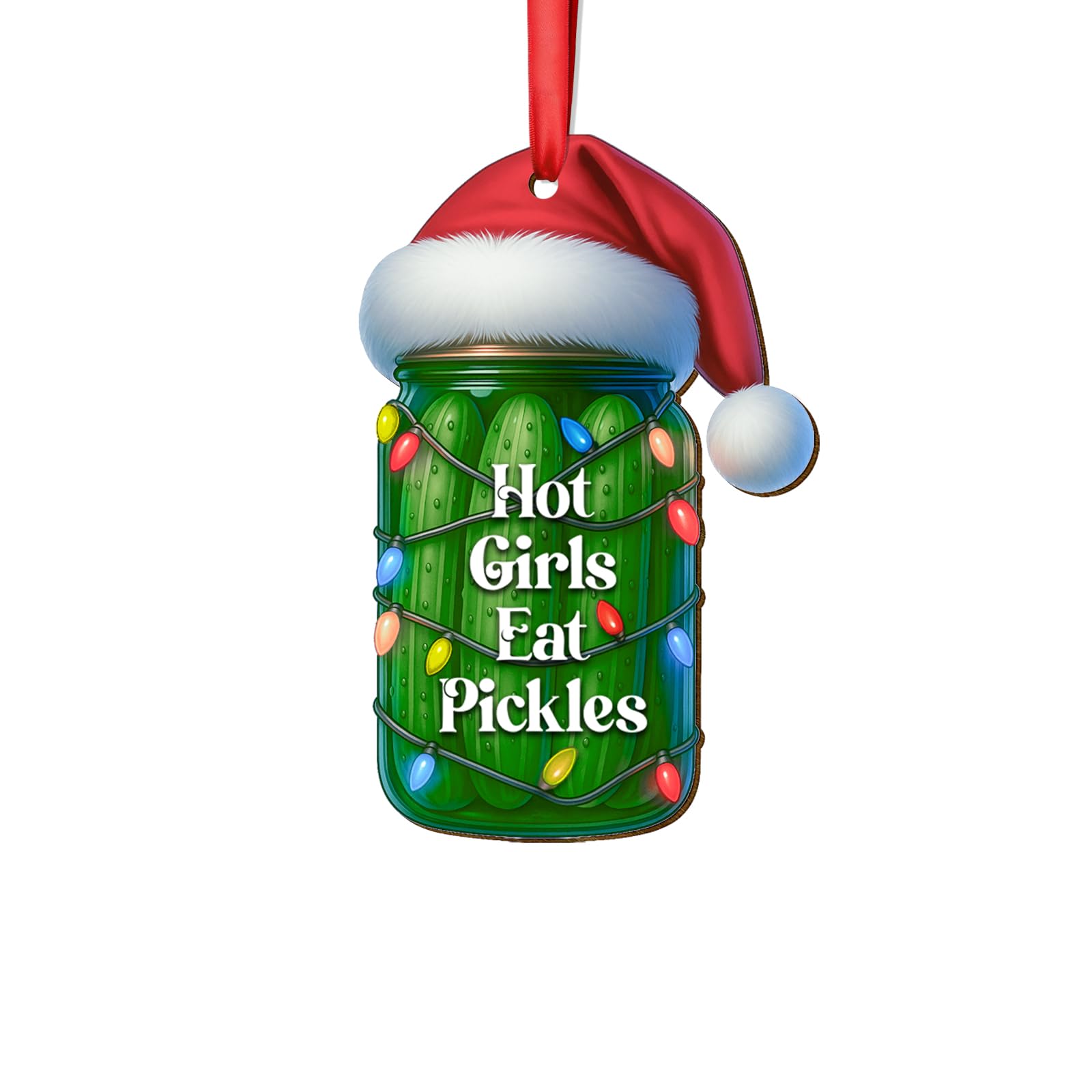 Paradigms Interiors Wooden Snake Christmas Ornament 2025 Funny Holiday ...