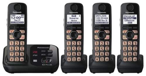 Best Buy Panasonic Dect 6 0 Plus Expandable Cordless Phone System With