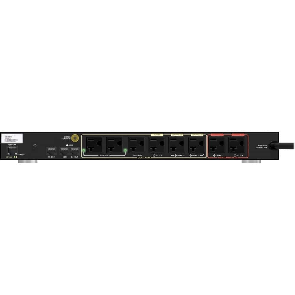 Best Buy: APC AV G-Type Rack 9-Outlet Power Filter Black G50NETB-20A2