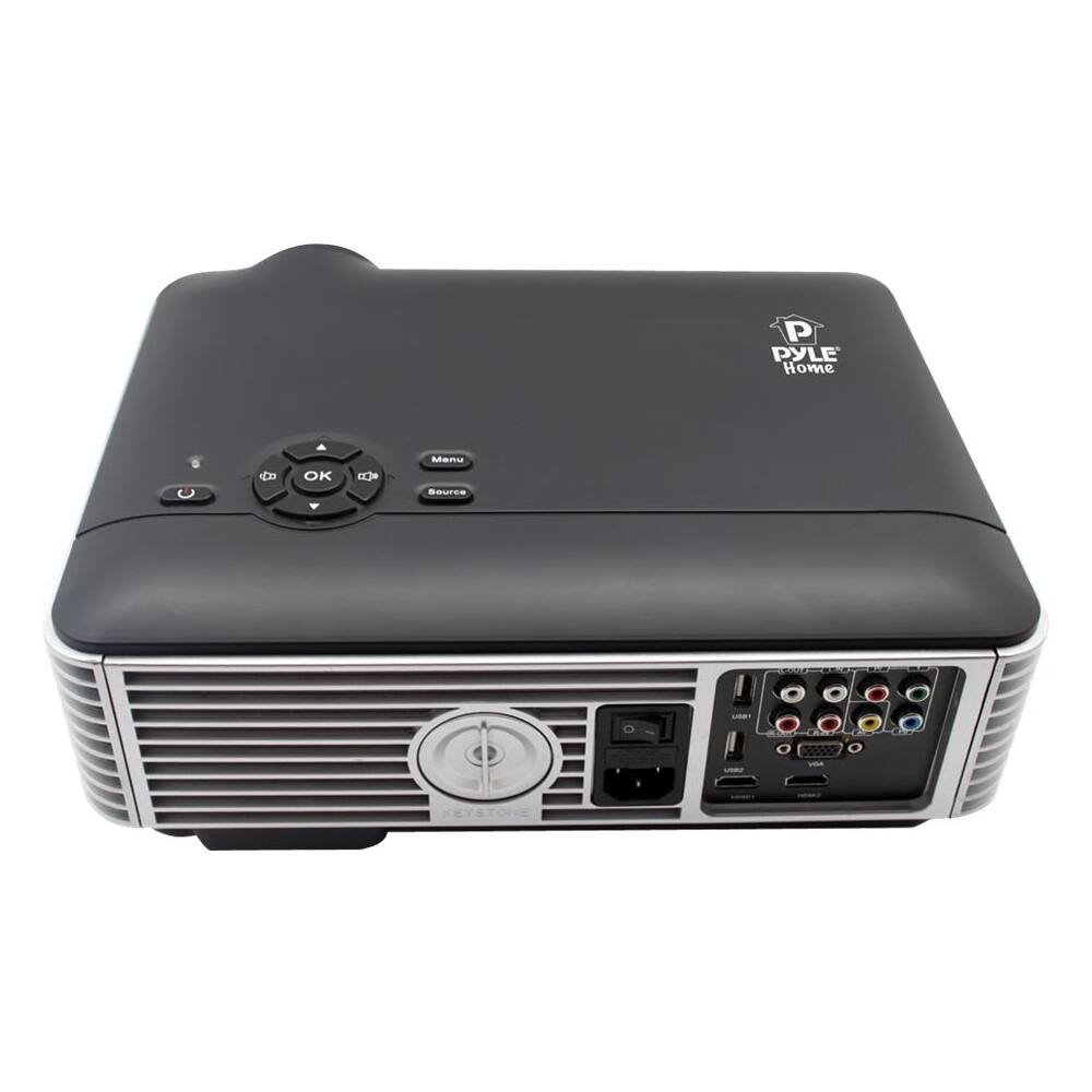 Best Buy: PYLE PRJLE78 LCD Projector Black, Silver PRJLE78