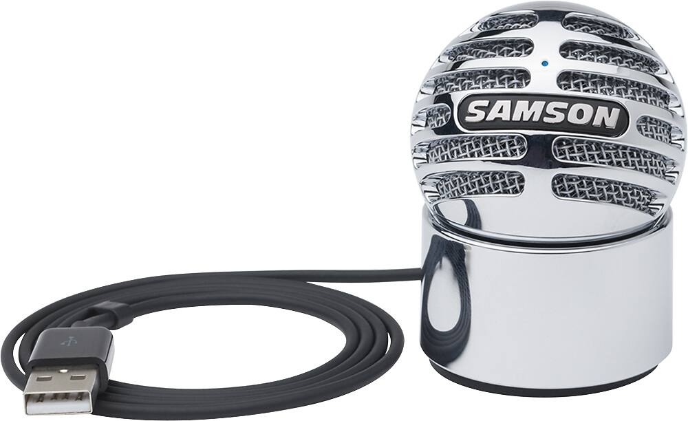 Samson Meteorite USB Cardioid Condenser Microphone Chrome SAMETEORITESD ...