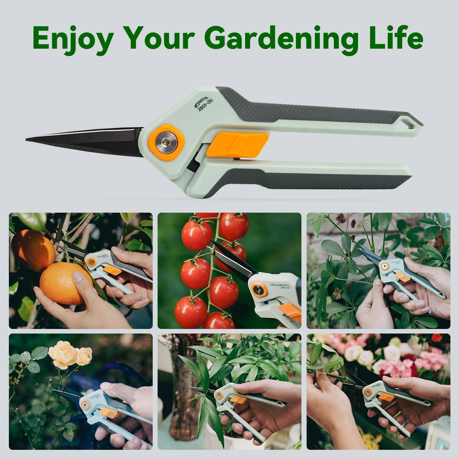 JETRANSPORT Pruning Shears Gardening Set Professional Hand Pruner ...