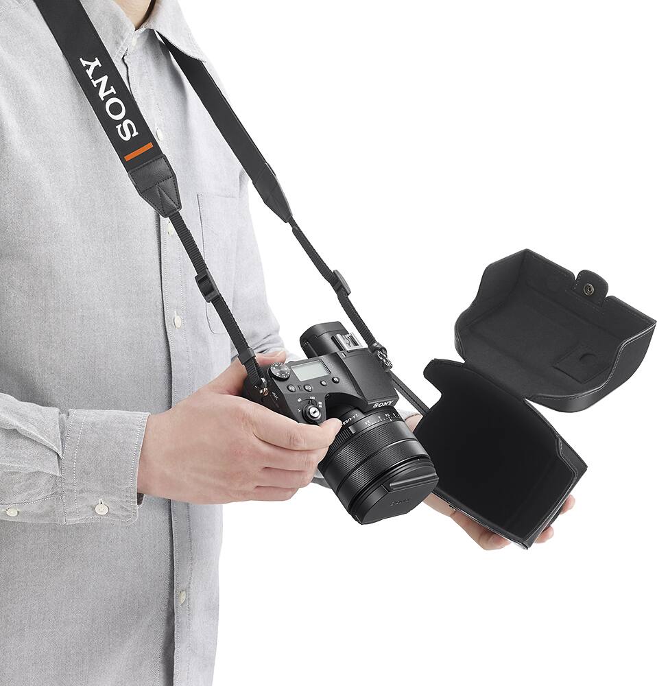 Best Buy: Sony LCJ Camera Case Black LCJRXJ/B
