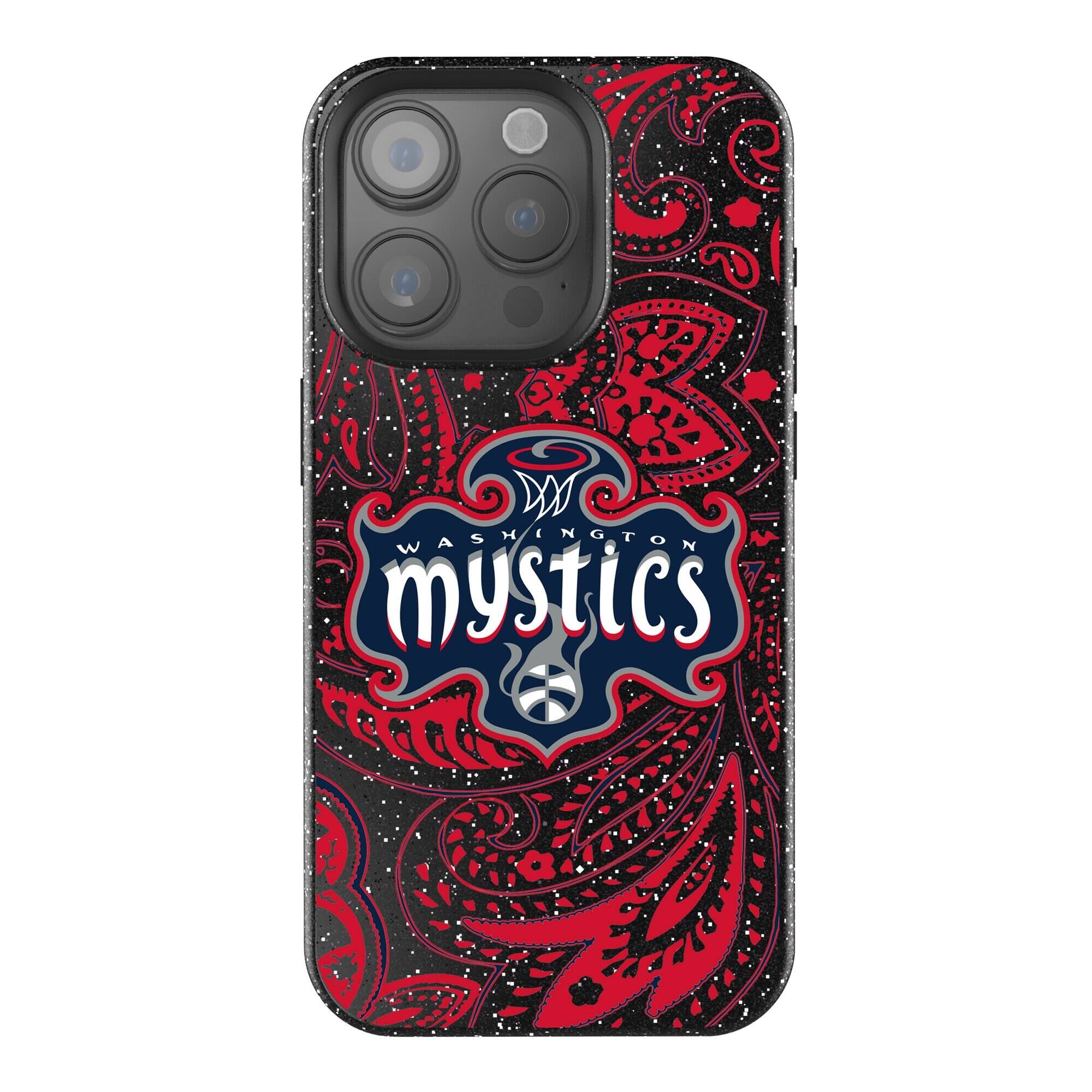 Keyscaper WNBA Washington Mystics Paisley Bling iPhone Case 16 Pro Max ...