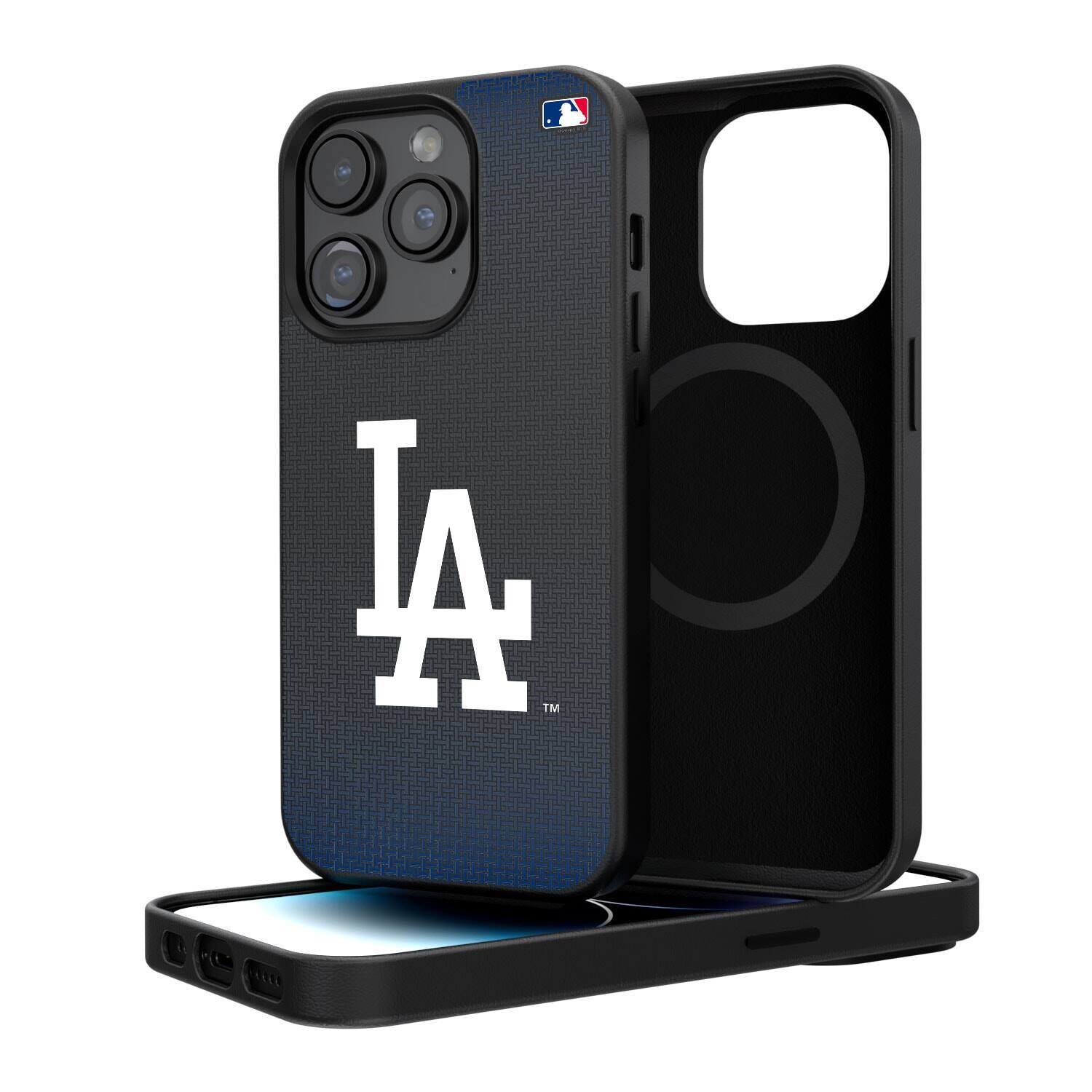 Keyscaper MLB Los Angeles Dodgers Linen Logo iPhone Magnetic Bump Case ...