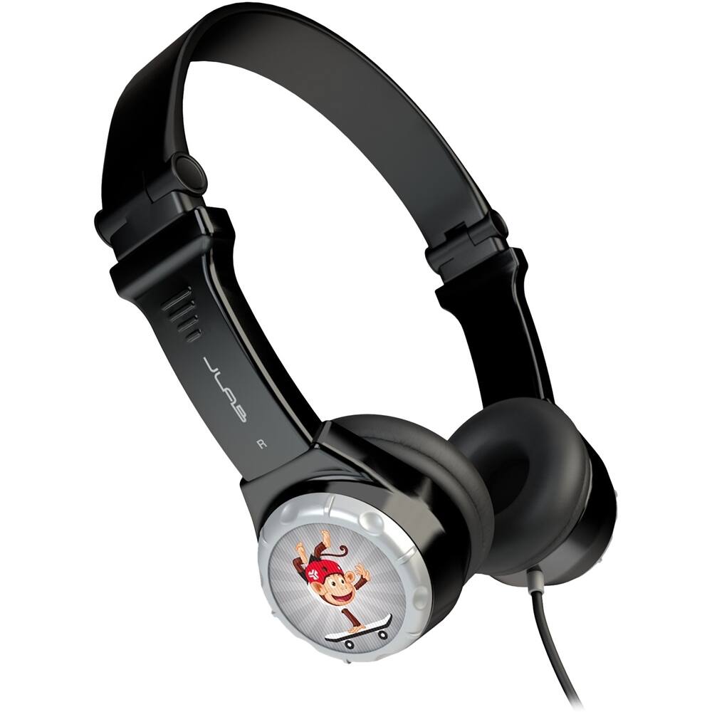 JLab JBuddies Folding On Ear Headphones Black JK2-BLK-RTL - Best Buy