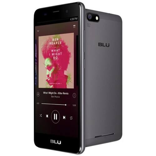 Best Buy: BLU Dash X2 with 8GB Memory Cell Phone (Unlocked) Slate gray ...