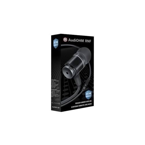 Best Buy: GOgroove AudiOHM RNF In-Ear Headphones Black GGAORNF100BKEW