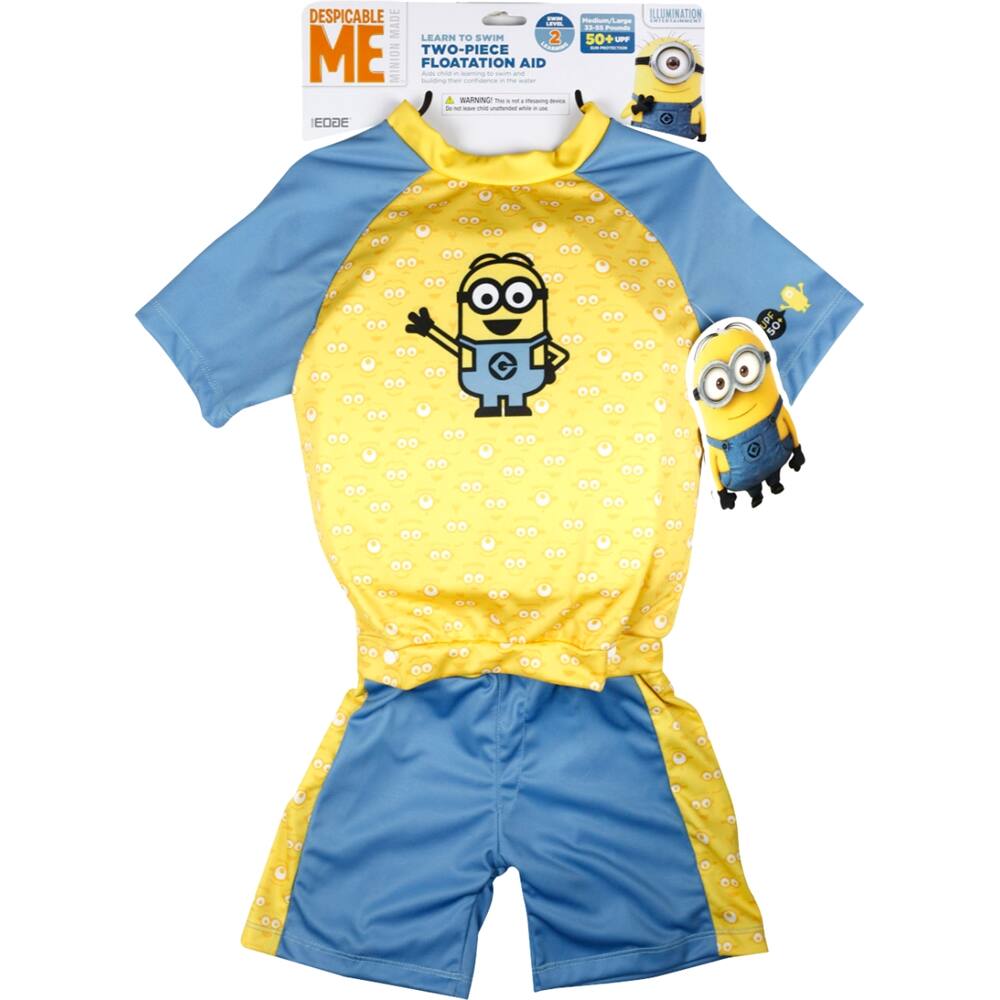 Edge Minions Despicable Me Learn to Swim 2 Piece Flotation Aid Yellow ...