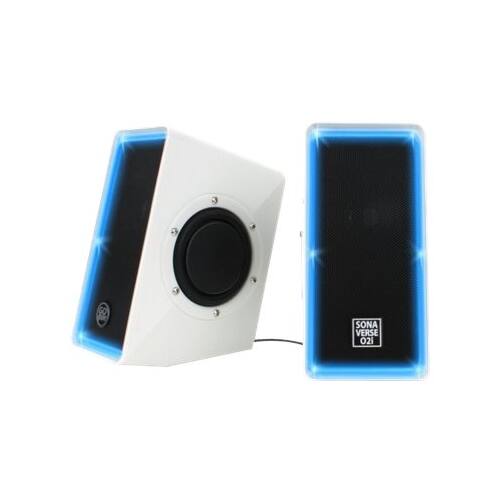 Best Buy: GOgroove Speakers (2-Piece) White GGSVO2I100WTEW