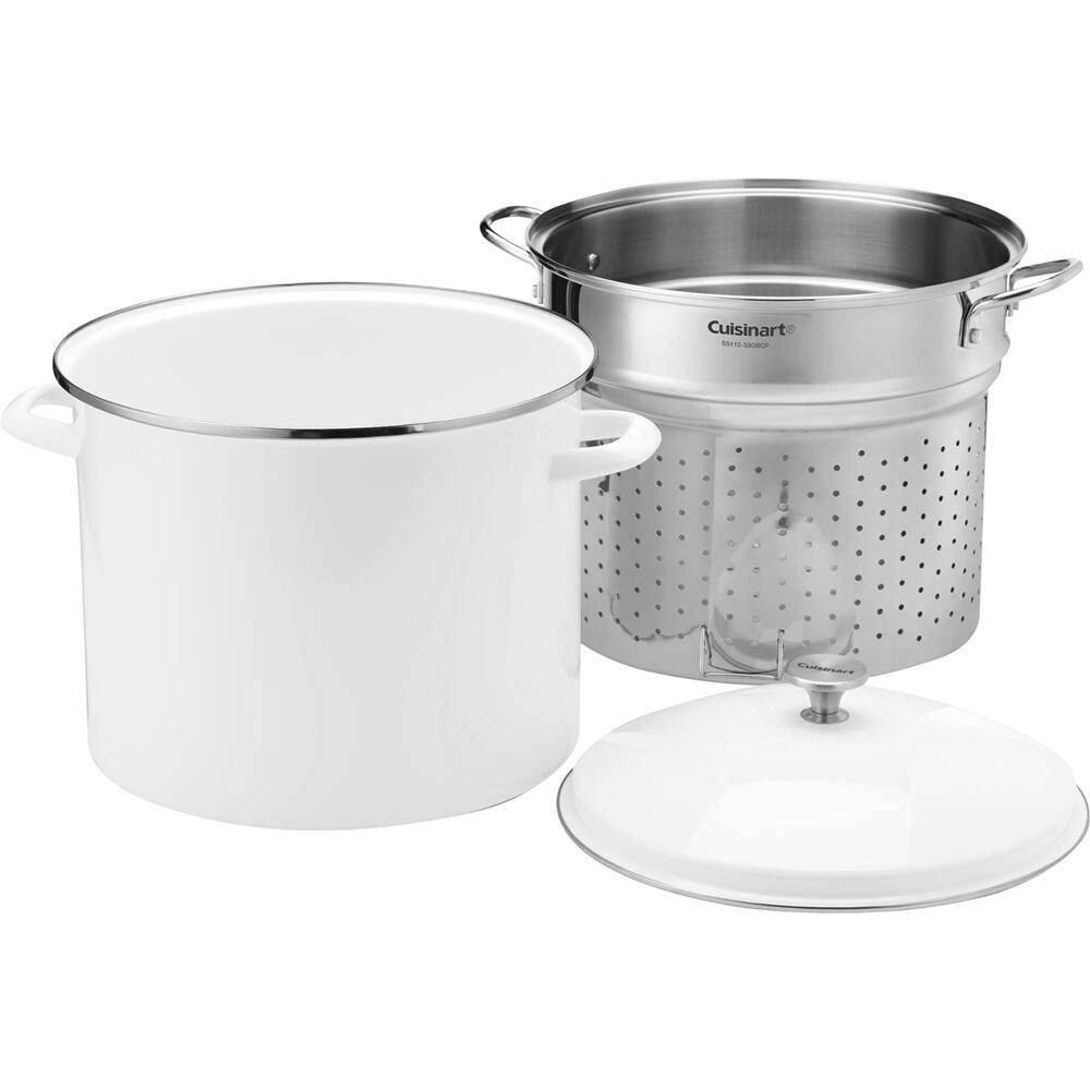 Best Buy: Cuisinart Chef's Classic 20-Quart Stock Pot White EOS206-33WS