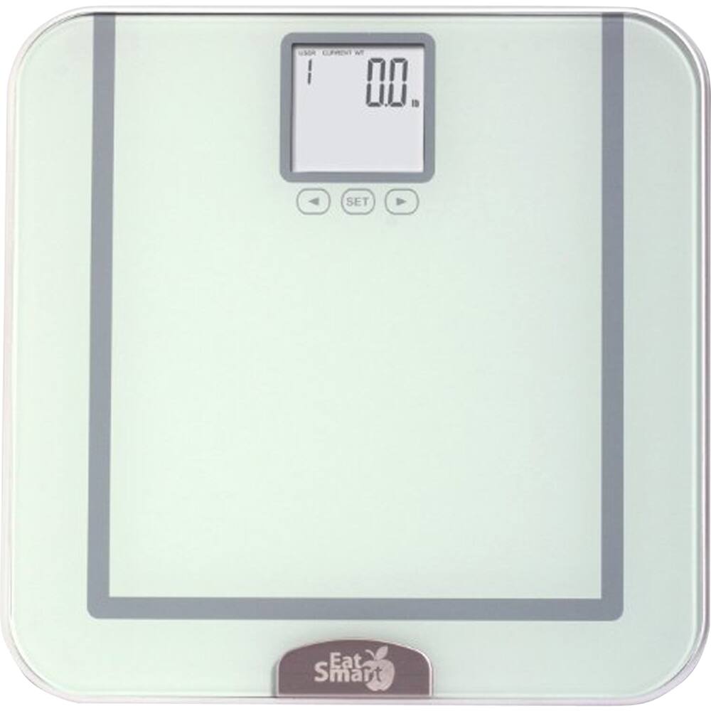 Customer Reviews: EatSmart Precision Tracker Bathroom Scale Silver ES ...