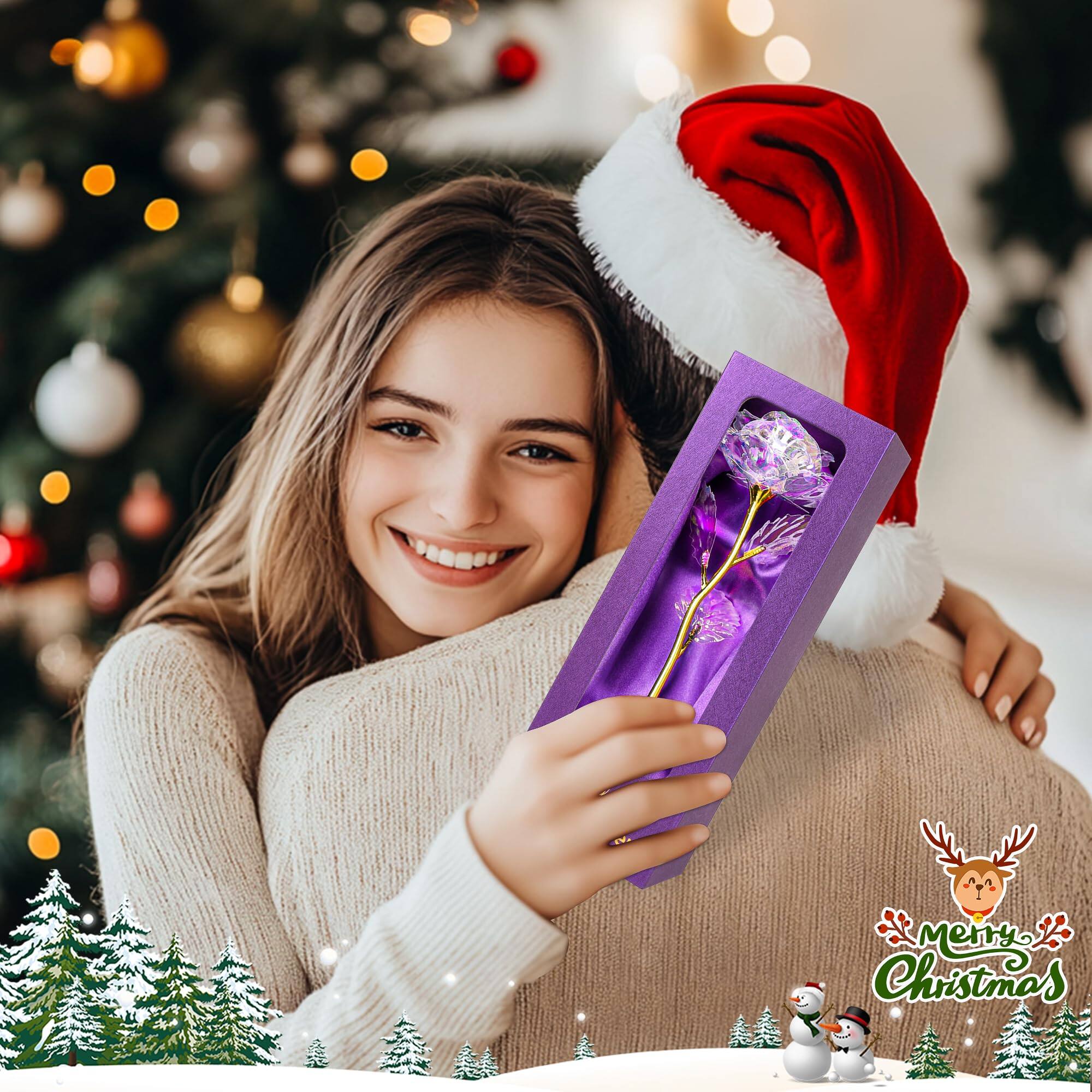 Stylel Star Birthday Gifts For Women Christmas Rose Her Mom Rainbow ...