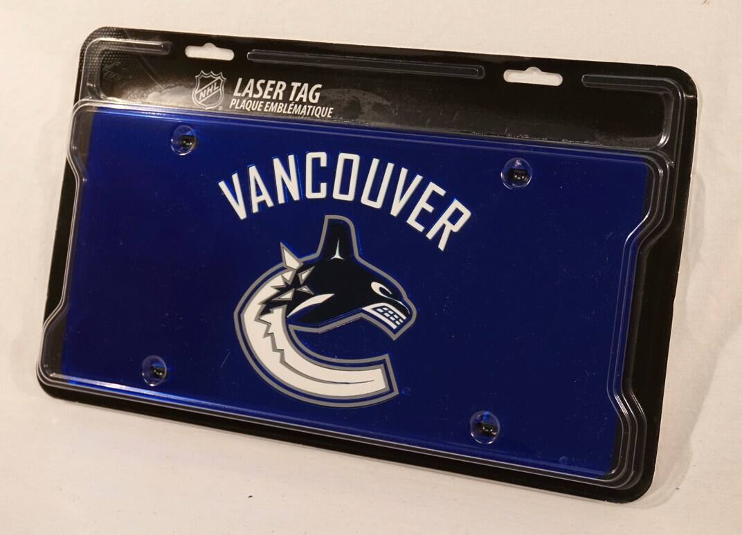 Rico Industries Vancouver Canucks NHL Logo Mirror Look LASER License ...