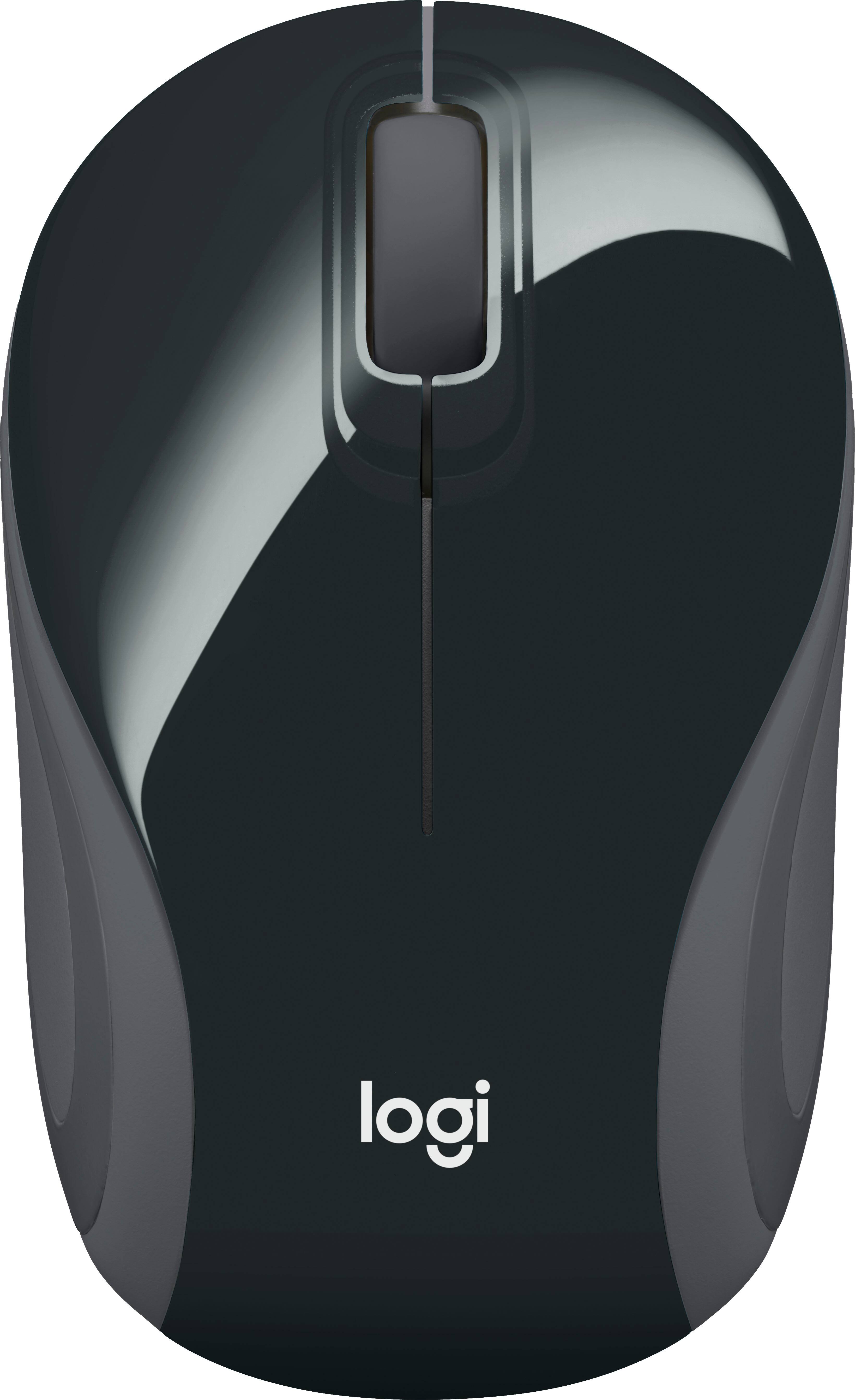 Logitech M187 Mini Wireless Optical Ambidextrous Mouse Wireless Black ...