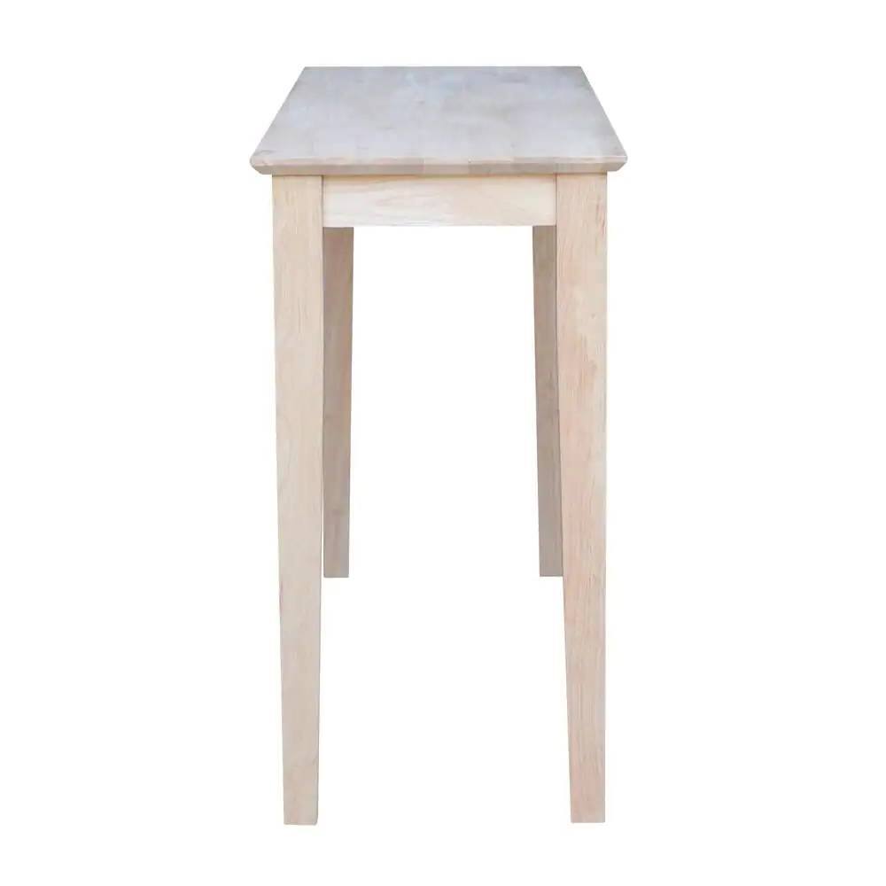 SlickBlue Solid Wood Unfinished Console Table for Entryway or Behind ...